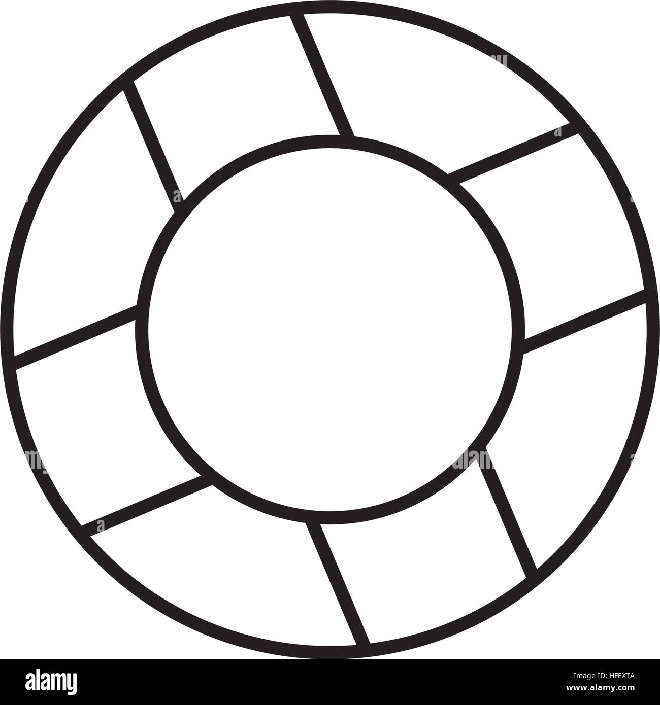 life guard float isolated icon vector illustration design Stock Vector ...