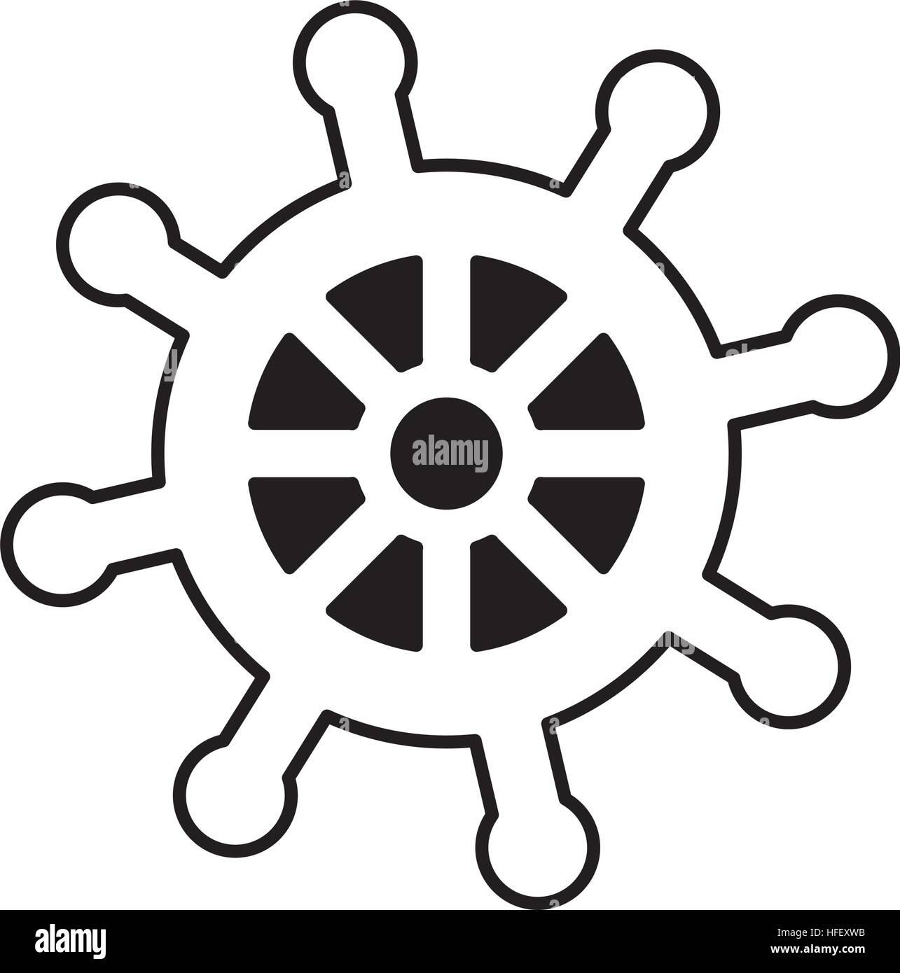 Timon ship marine icon hi-res stock photography and images - Alamy