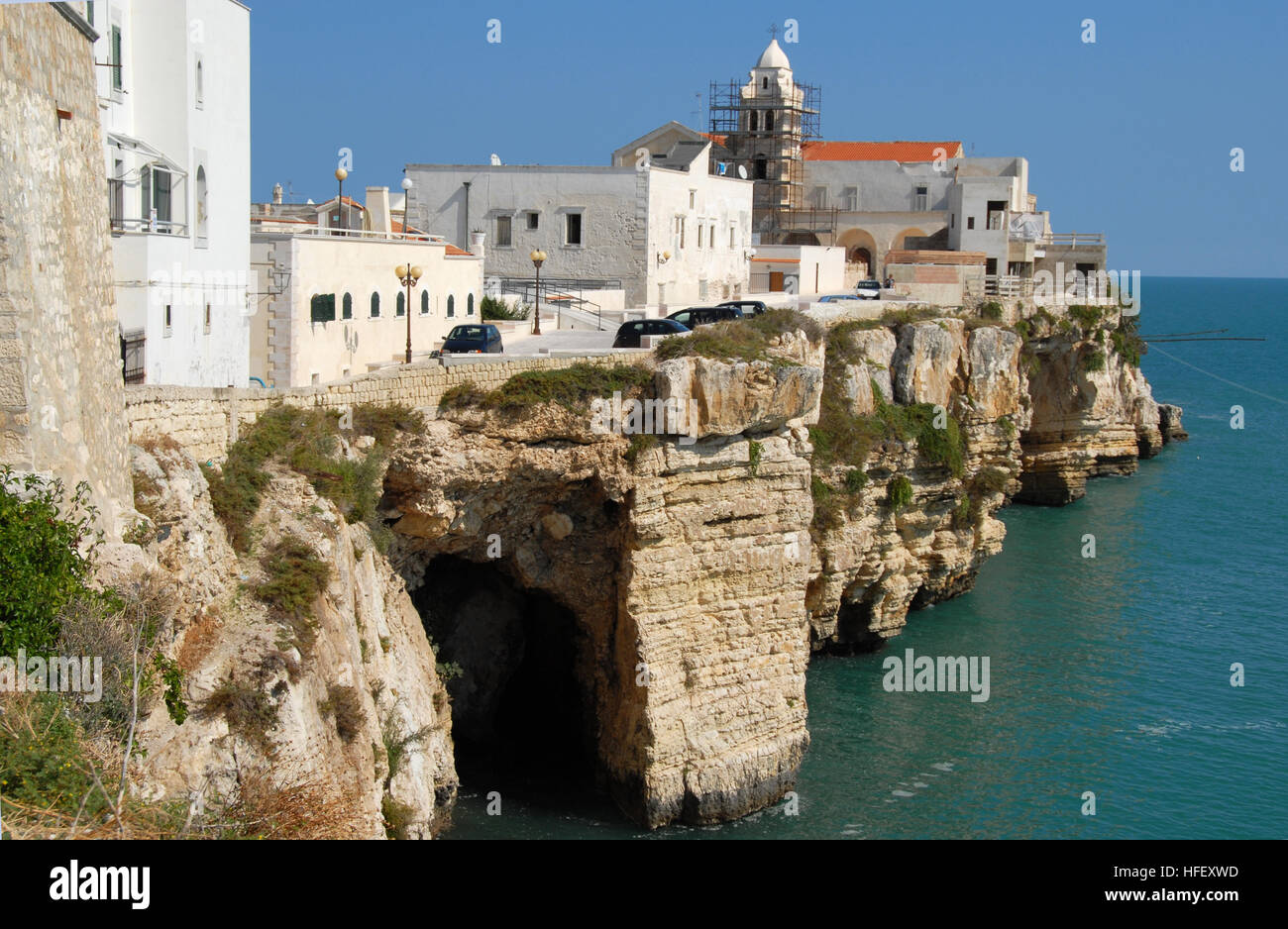 Town Viesti, Gargano Peninsula, Puglia, Italy Stock Photo - Alamy