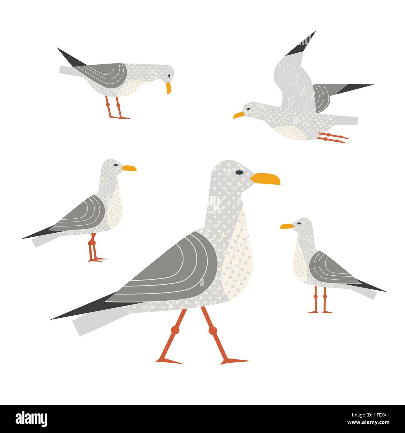 Sea gull icon Stock Vector Image & Art - Alamy