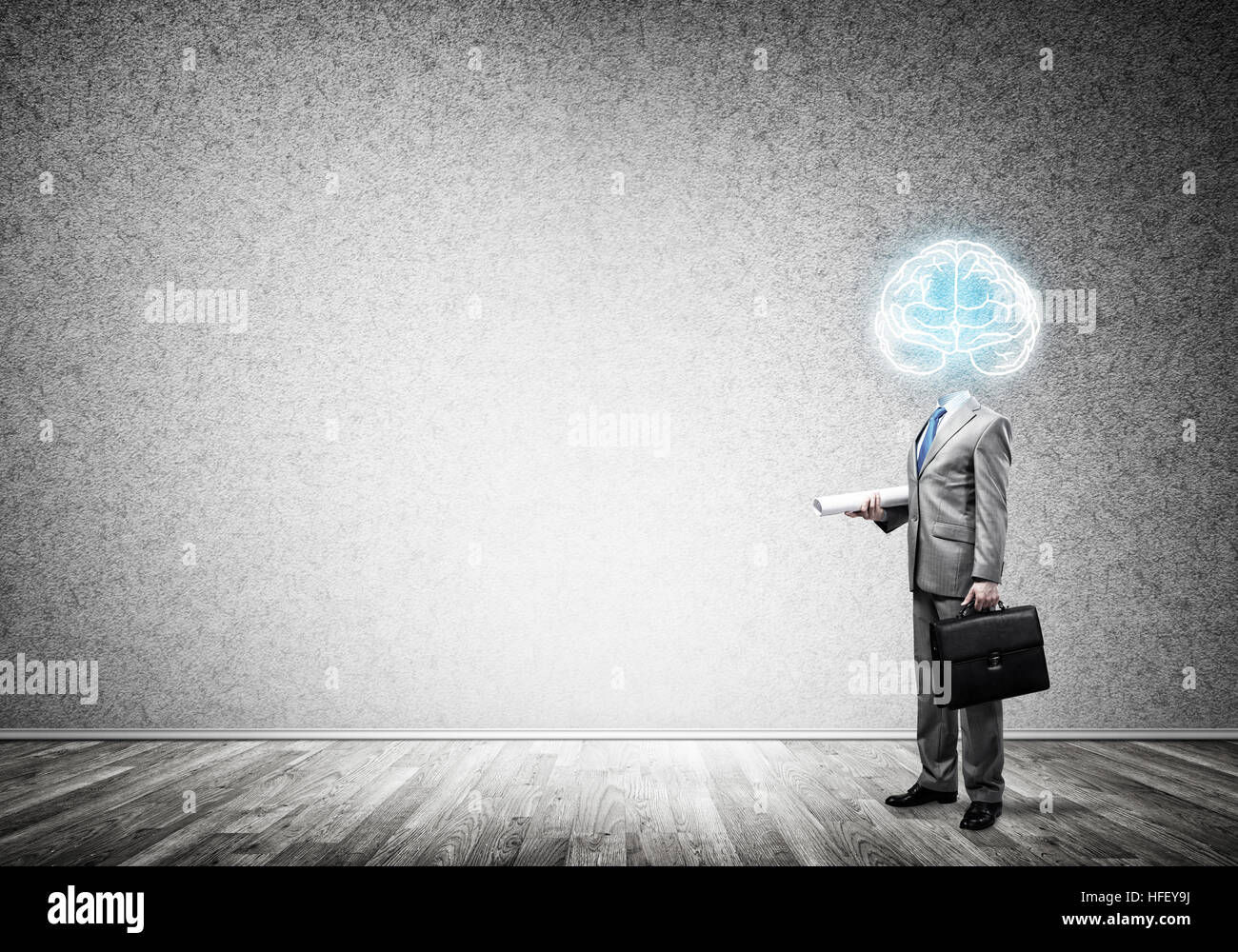 Man of great mind Stock Photo - Alamy