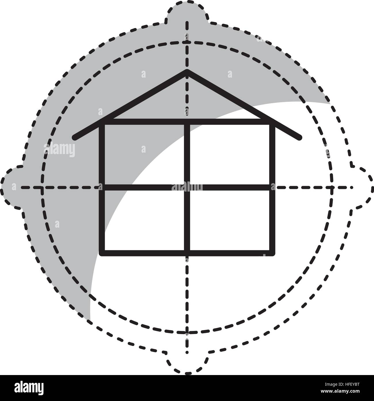 house construction plane isolated icon vector illustration design Stock ...