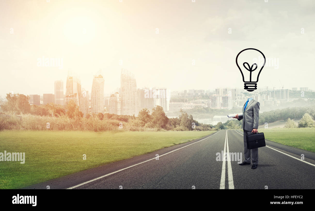 Man of creative ideas Stock Photo - Alamy