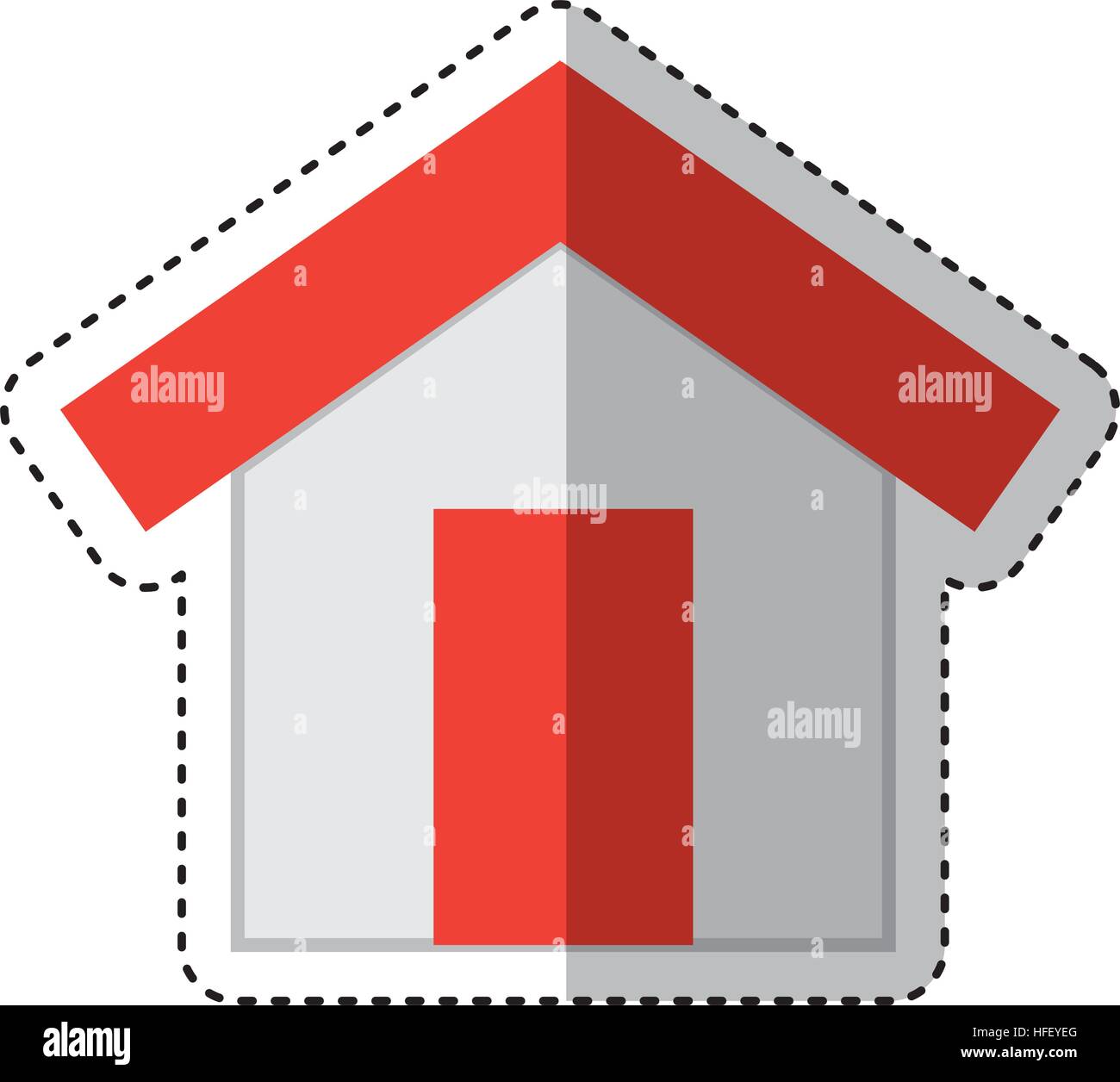 house exterior isolated icon vector illustration design Stock Vector ...