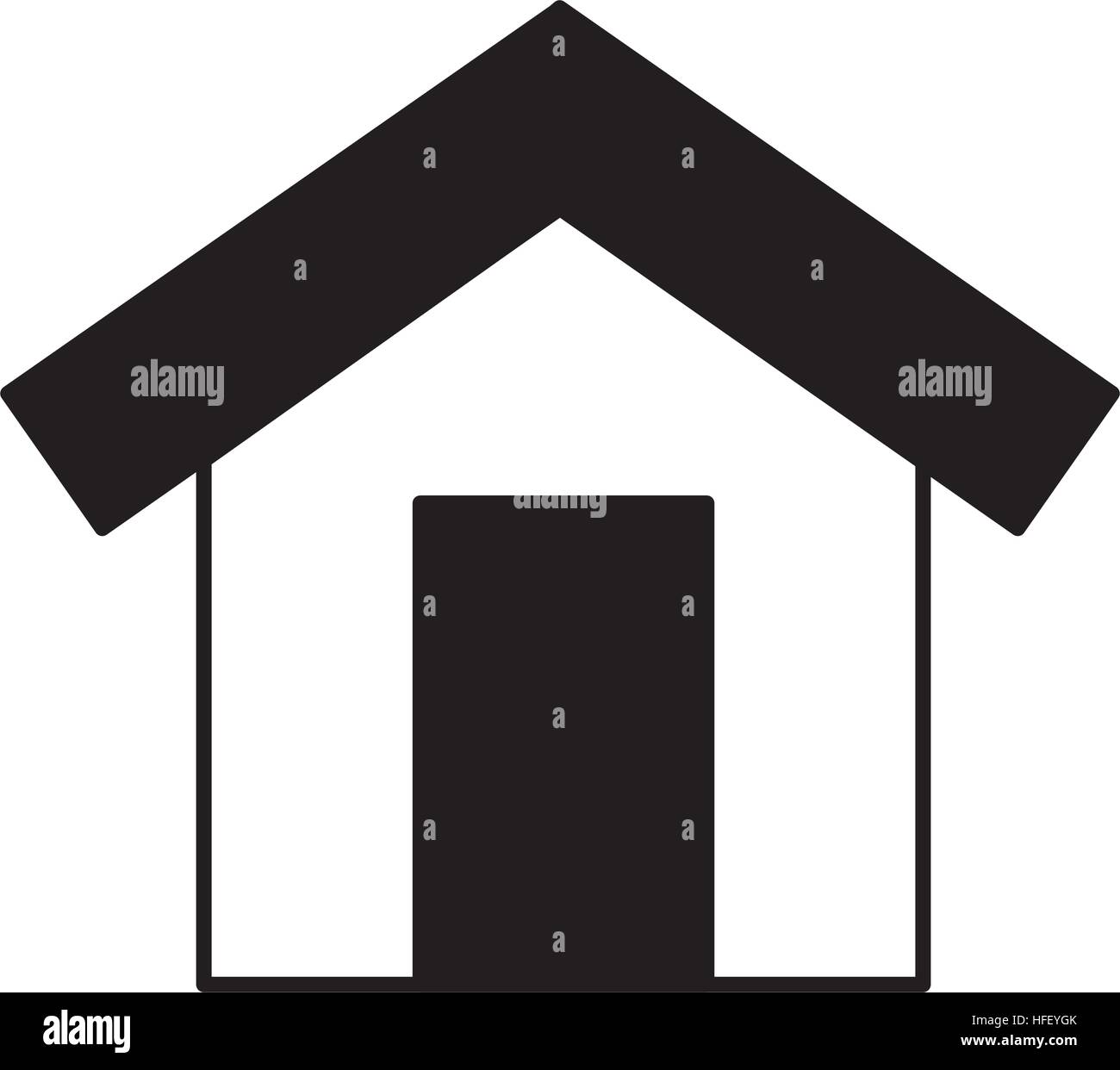 house exterior isolated icon vector illustration design Stock Vector ...
