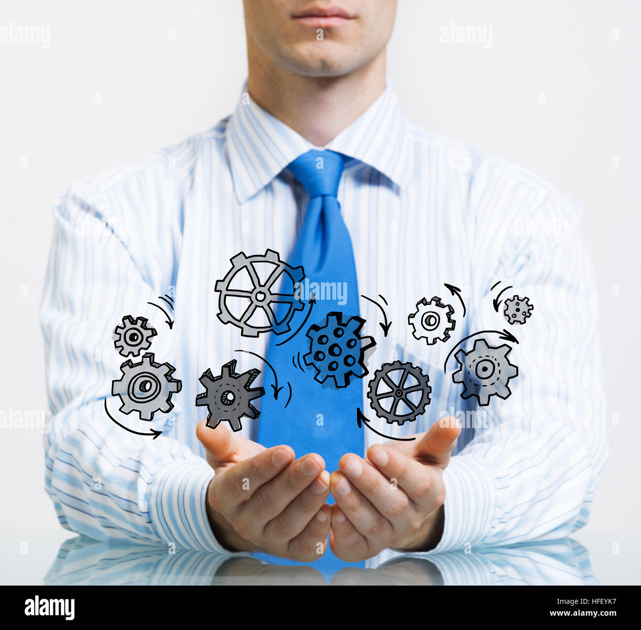 Concept of teamwork and cooperation Stock Photo - Alamy