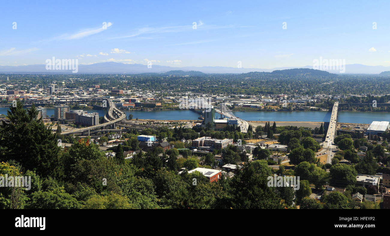 City of Portland - View of South Waterfront and East Portland as seen ...