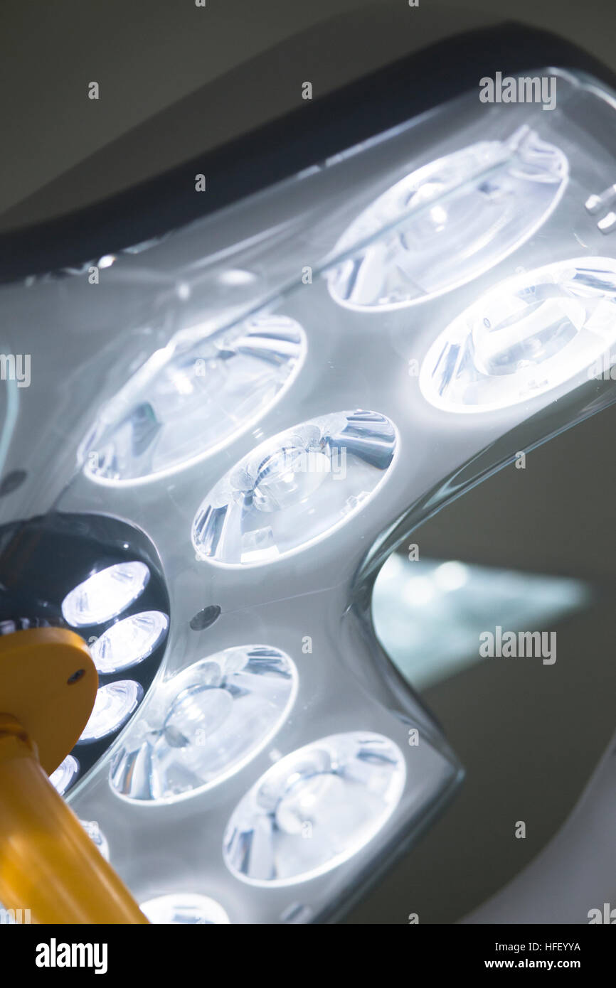 Operating emergency room surgery theater lighting in hospital to enable ...