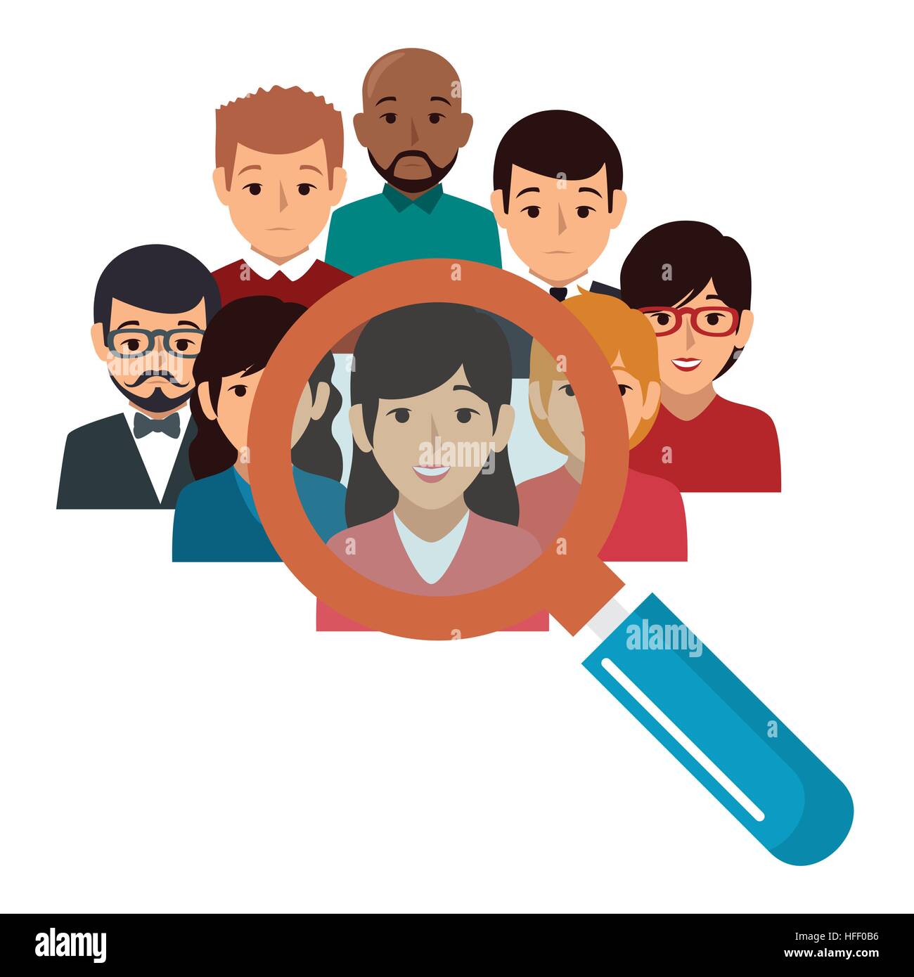 people group avatar character vector illustration design Stock Vector ...