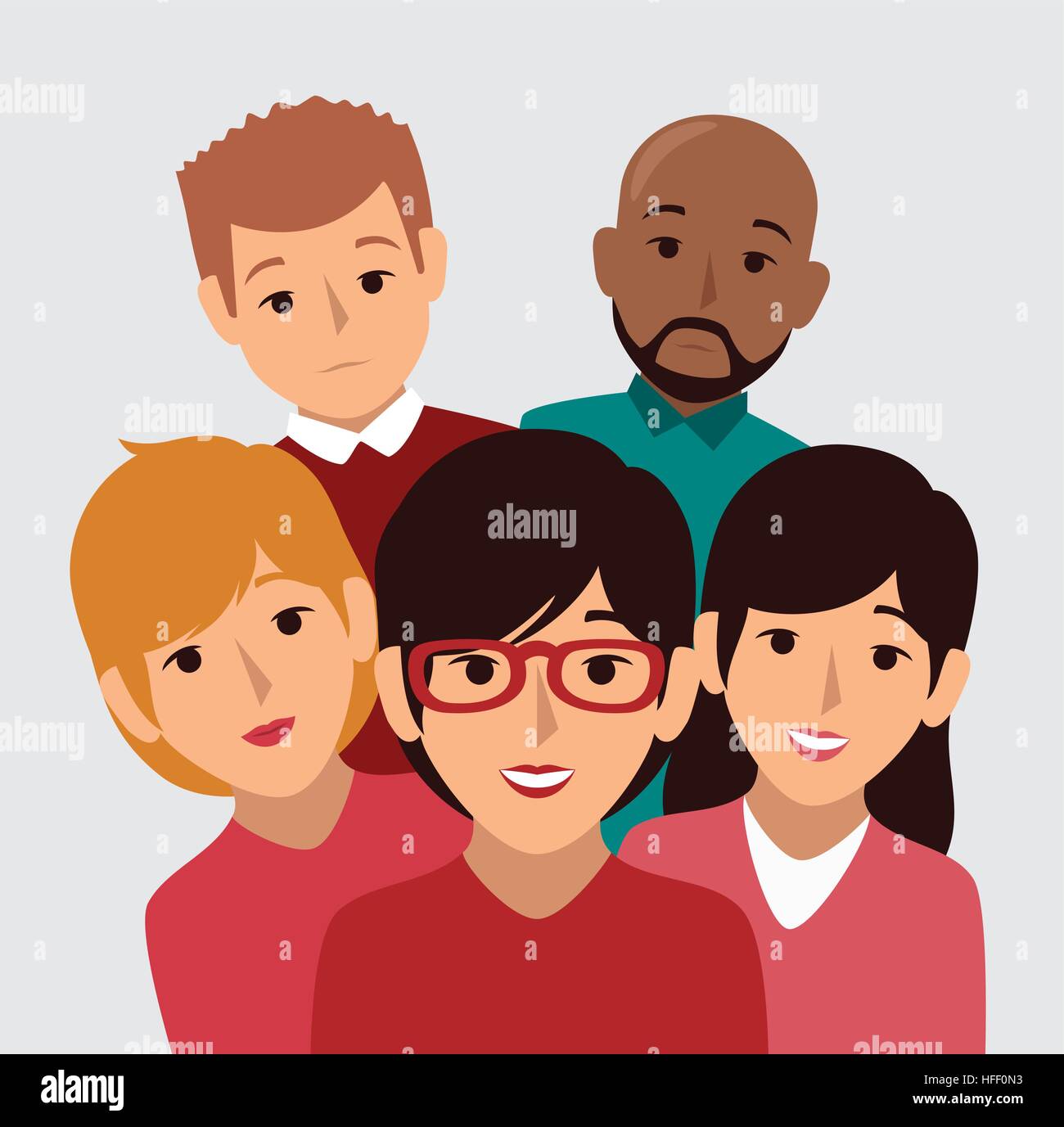 people group avatar character vector illustration design Stock Vector ...