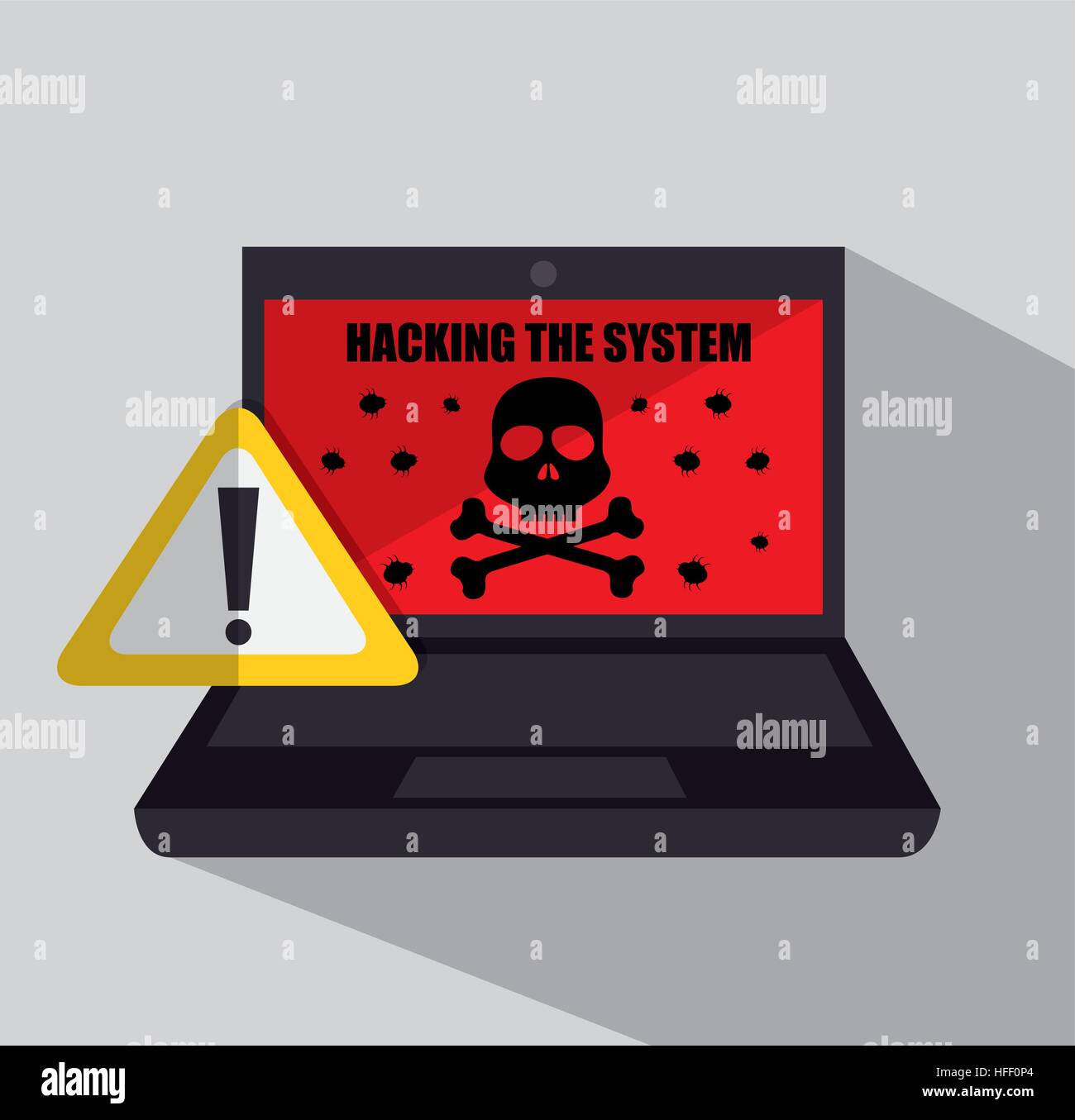 system threats concept icons vector illustration design Stock Vector ...