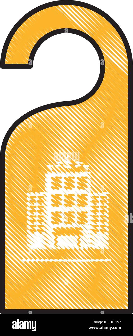 Door handle blank card Stock Vector Images - Alamy