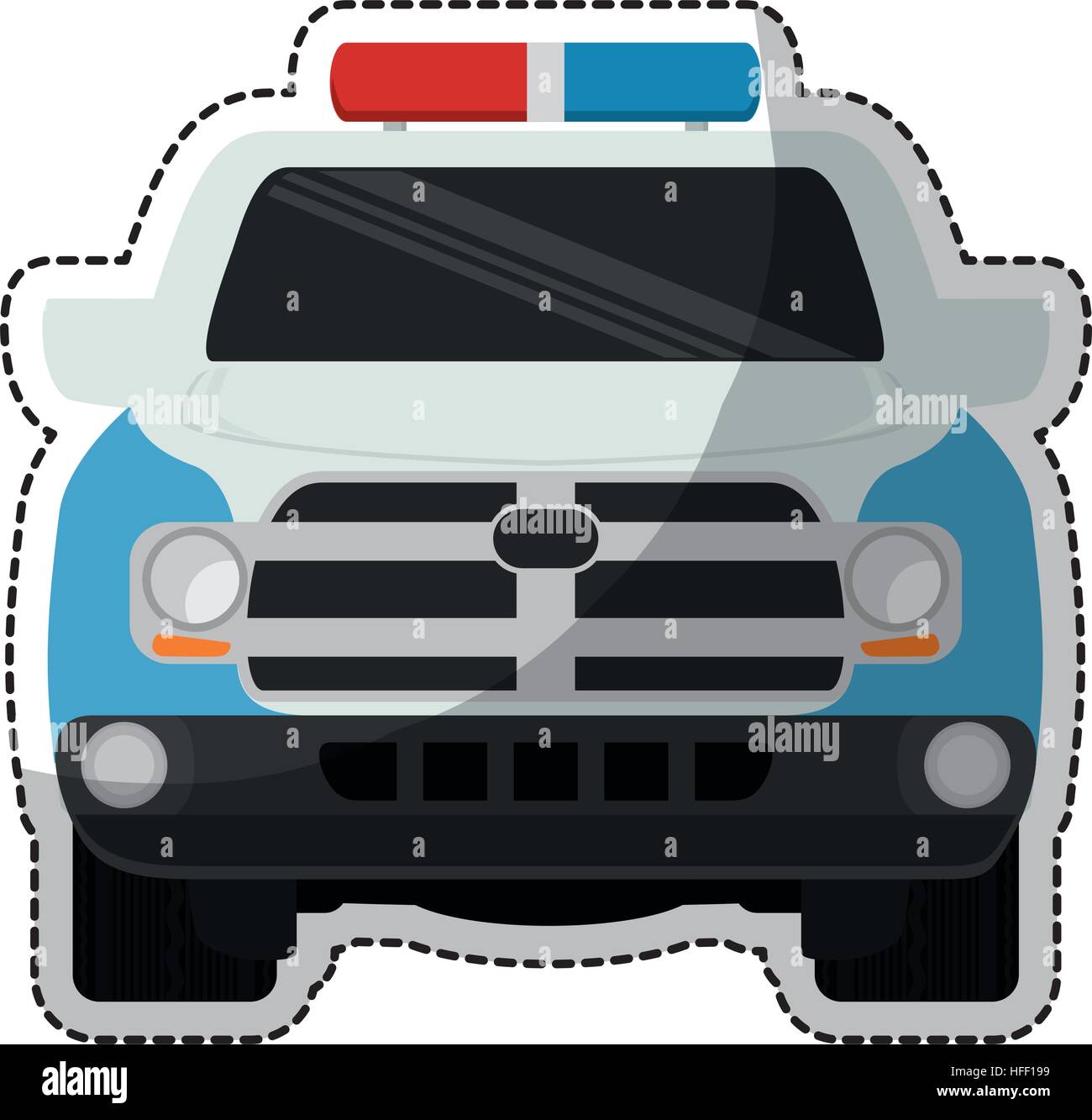 police car icon Stock Vector Image & Art - Alamy