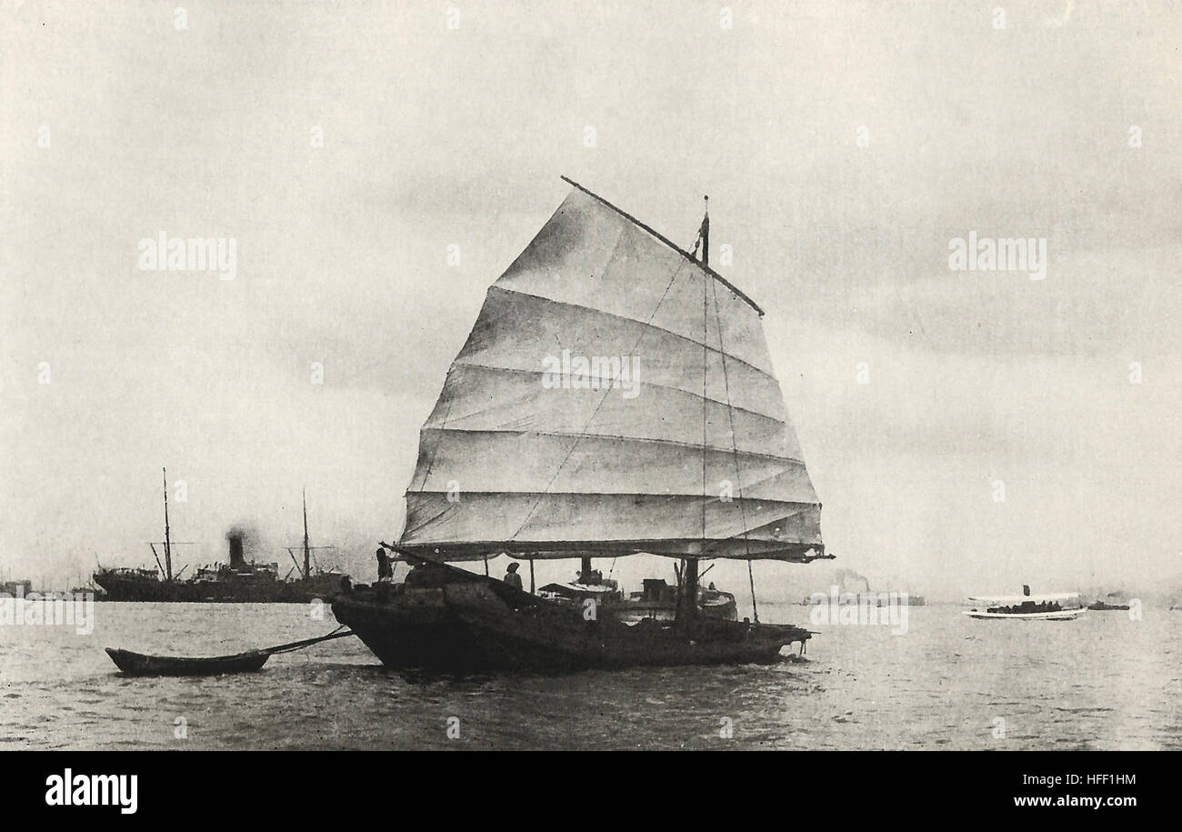 Chinese junk circa 1890 hi-res stock photography and images - Alamy