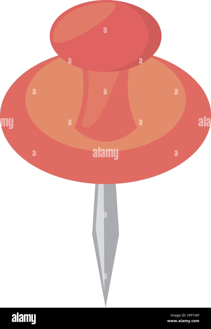 cartoon pink pushpin map school Stock Vector Image & Art - Alamy