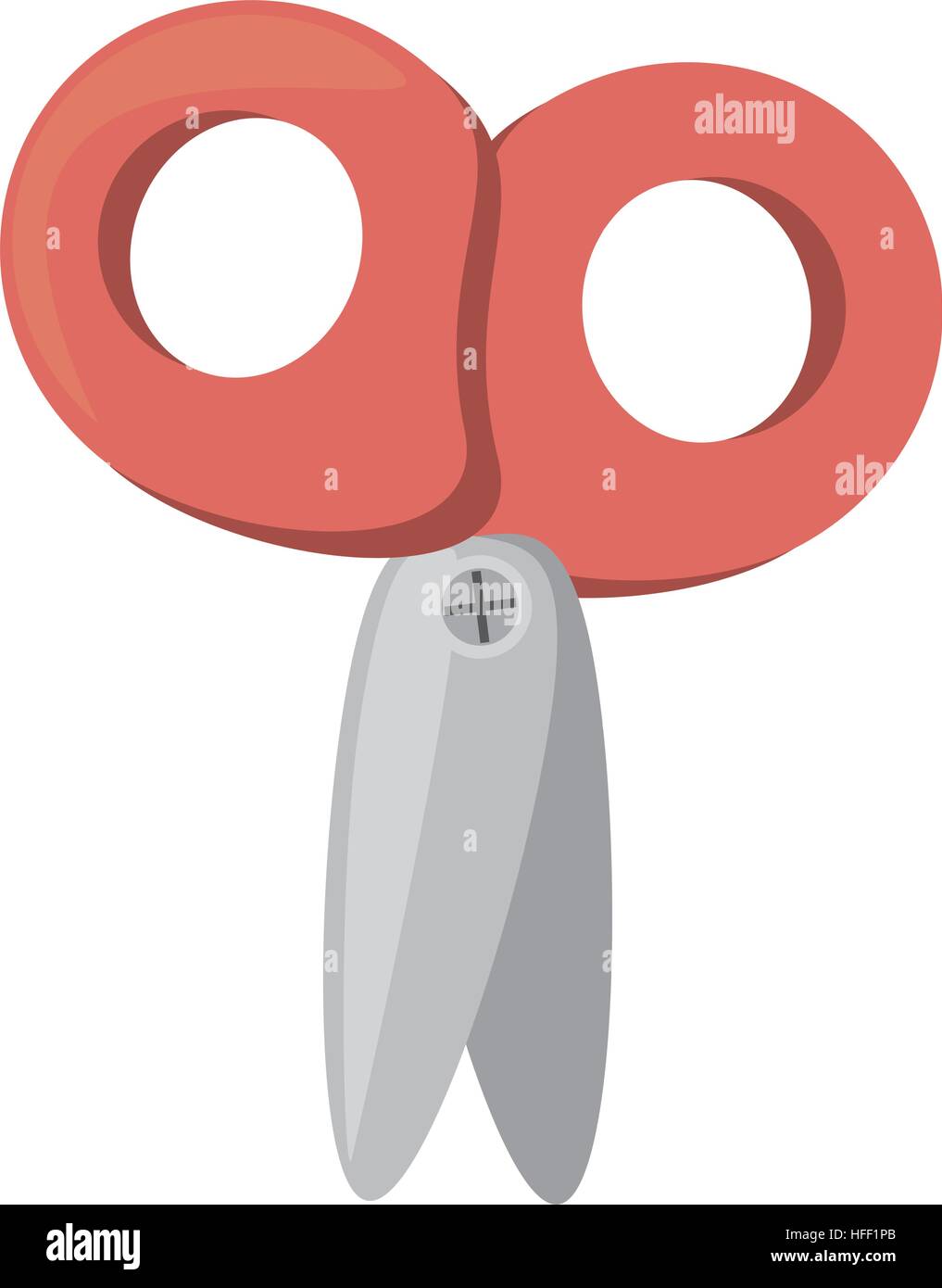 cartoon pink scissors tool school work Stock Vector Image & Art - Alamy
