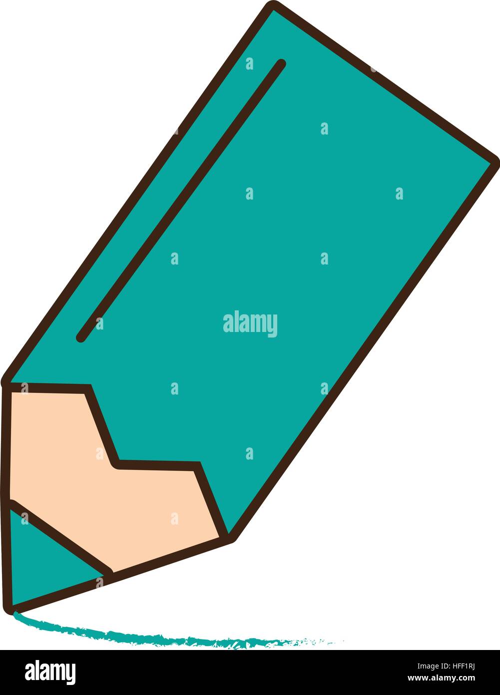 drawing blue color paint school Stock Vector Image & Art - Alamy