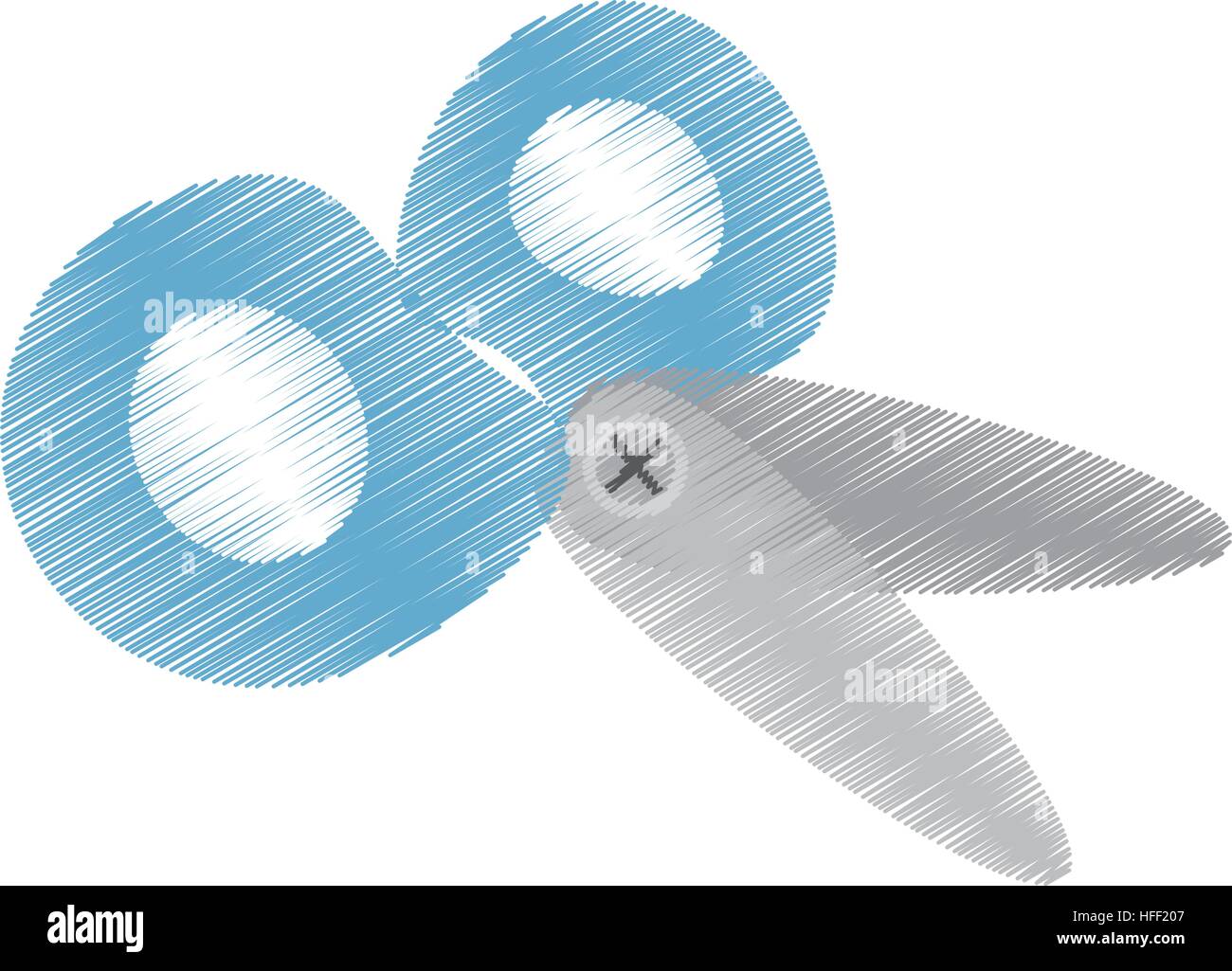 Violet scissors Stock Vector Images - Alamy