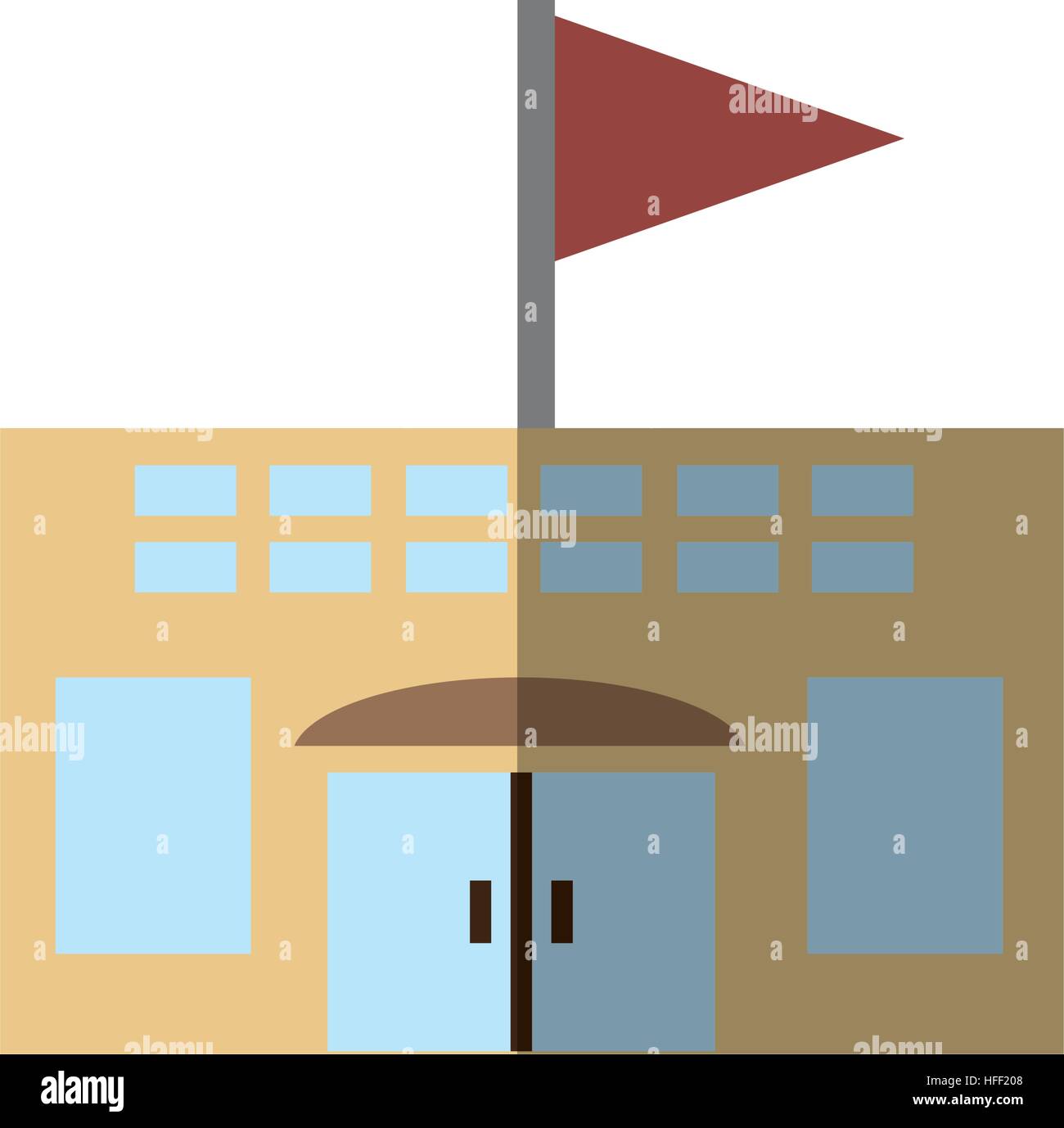 building school classroom student shadow Stock Vector Image & Art - Alamy