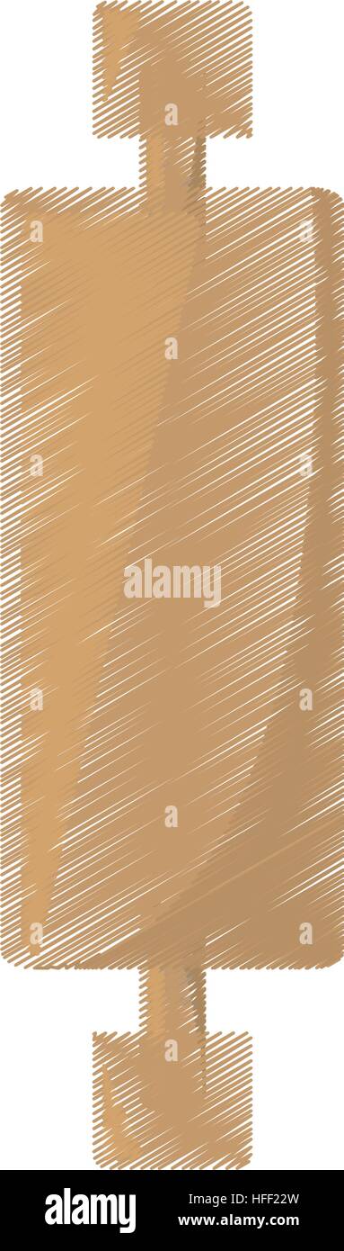 Drawing wooden roller kitchen hi-res stock photography and images - Alamy