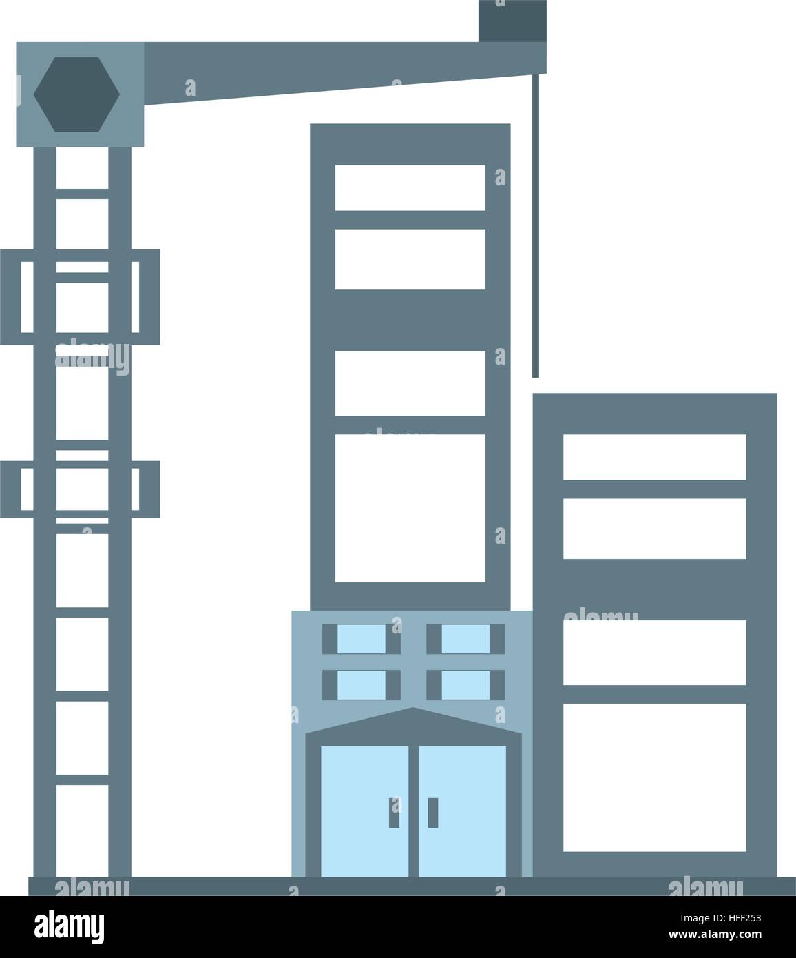 Corporate building inside light Stock Vector Images - Alamy