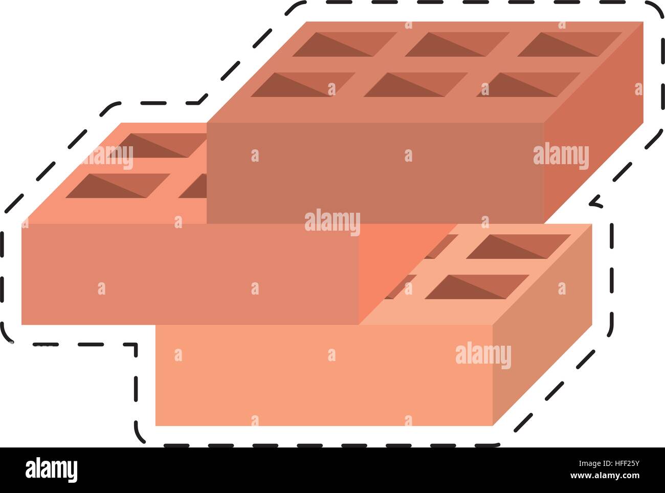 Cut stone architecture Stock Vector Images - Alamy