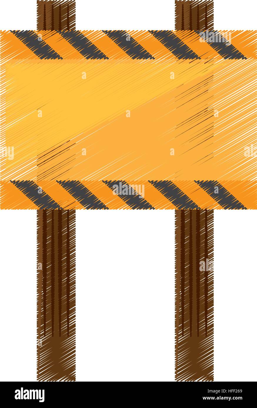 drawing sign road rectangle caution empty Stock Vector Image & Art - Alamy