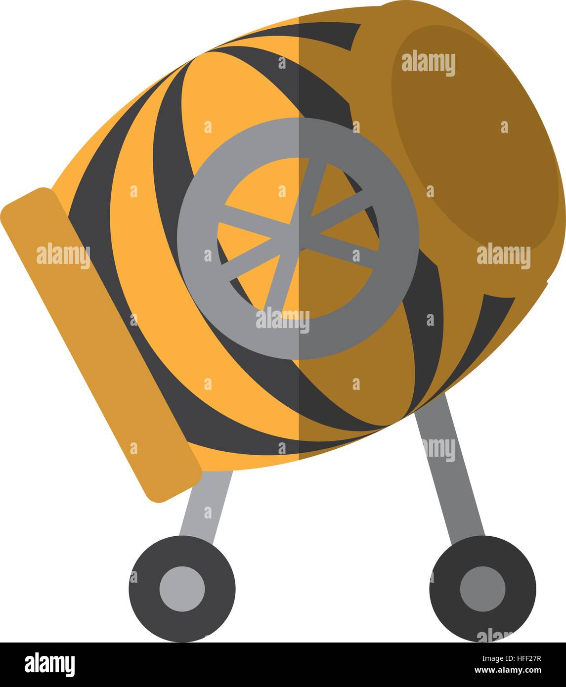 cartoon concrete mixer constructioncement Stock Vector Image & Art - Alamy