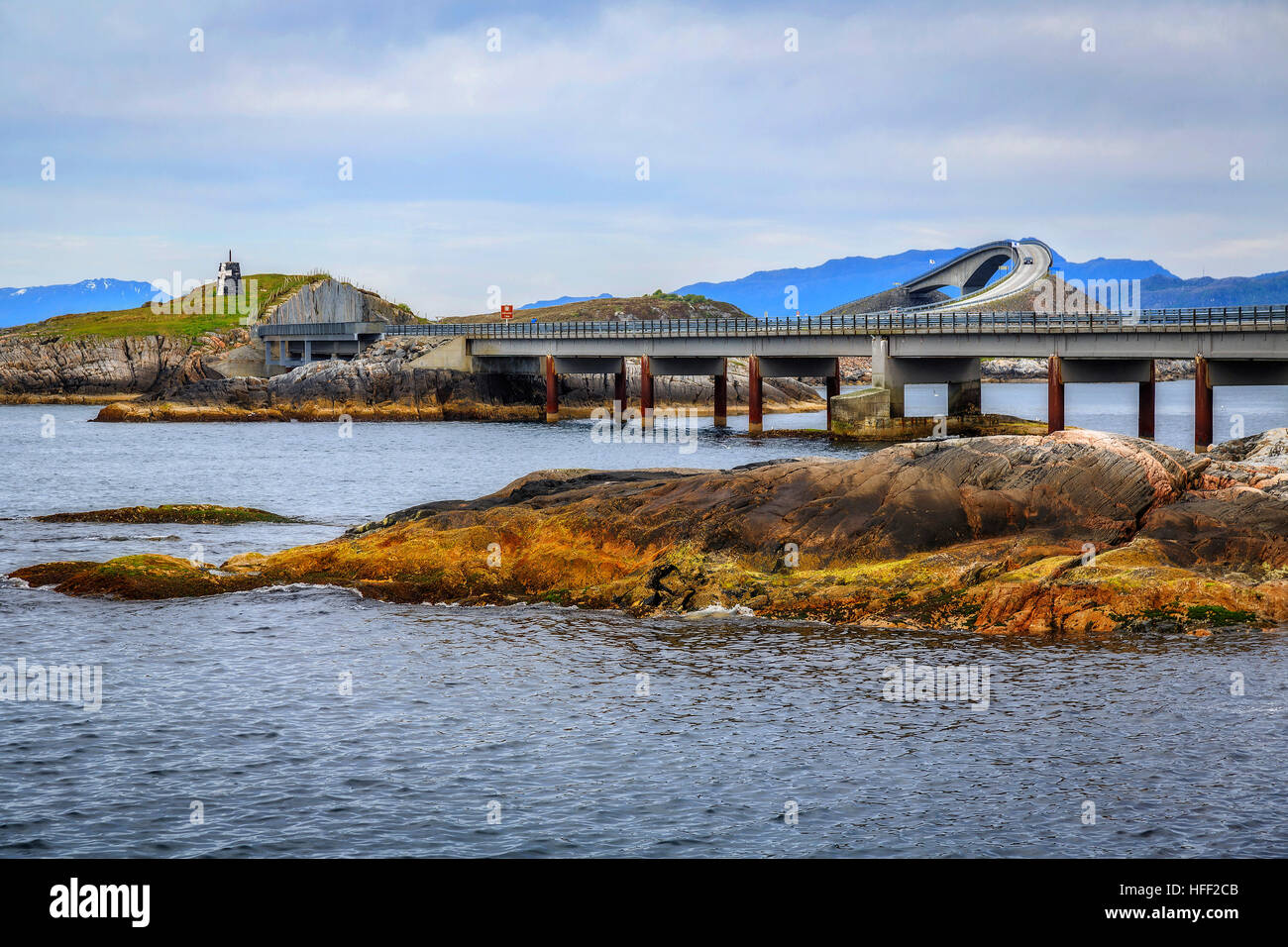 Bridges on Atlantic Highway, Norway Stock Photo - Alamy