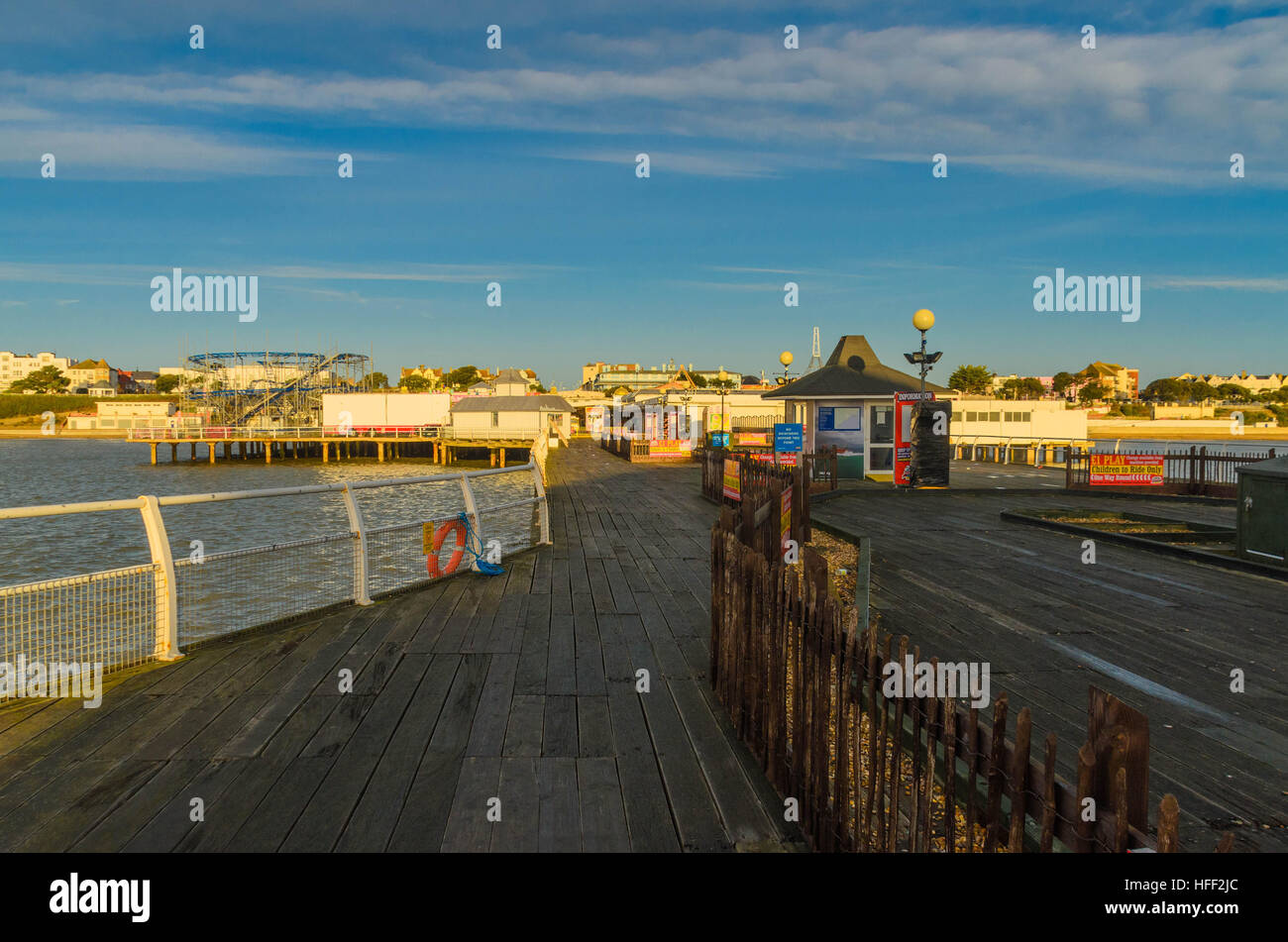 Clacton Pier Boxing day 2016 Clacton on Sea Essex England Stock Photo ...