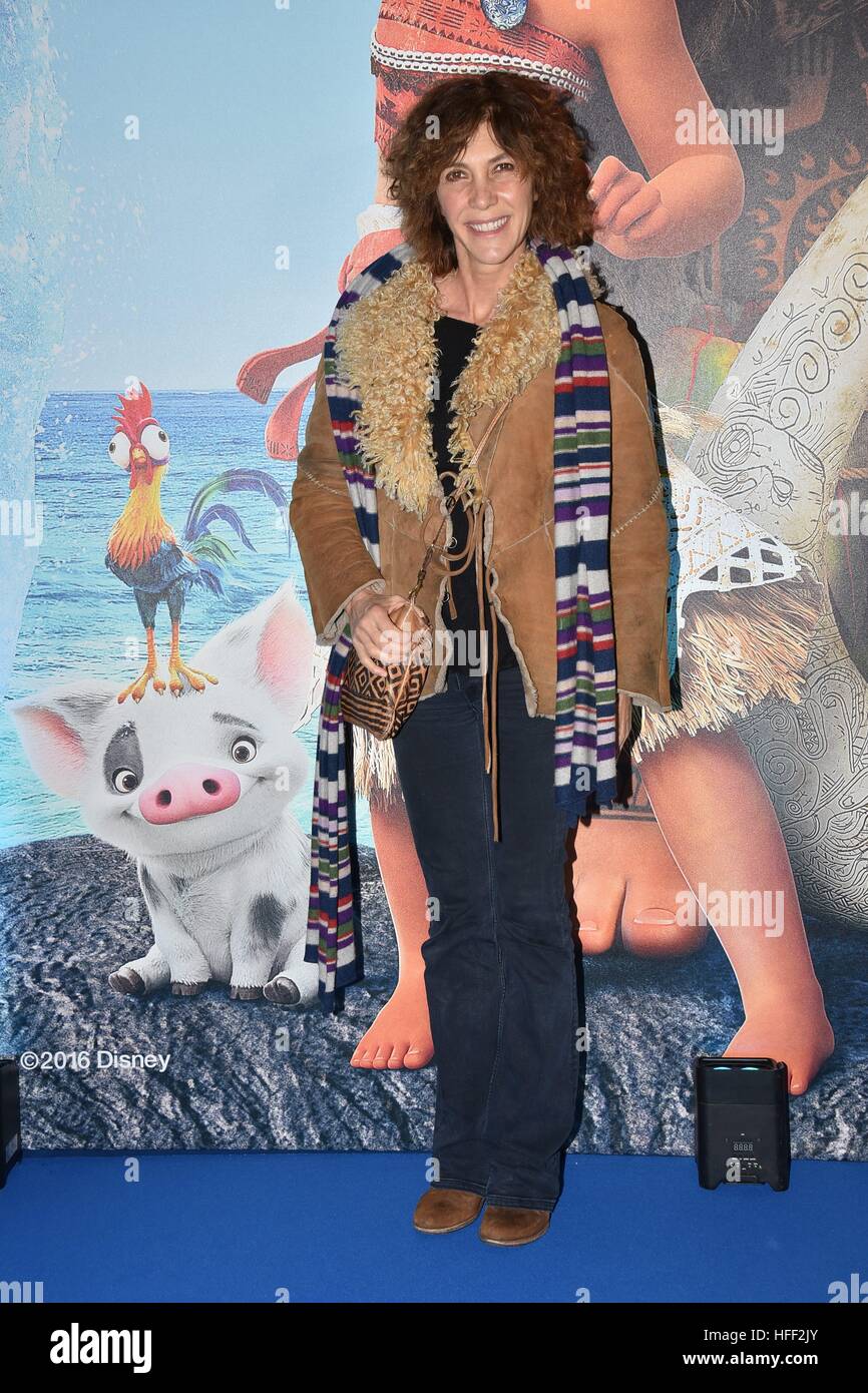 Maria Amelia Monti attending the Italian premiere of Disney's 'Oceania ...