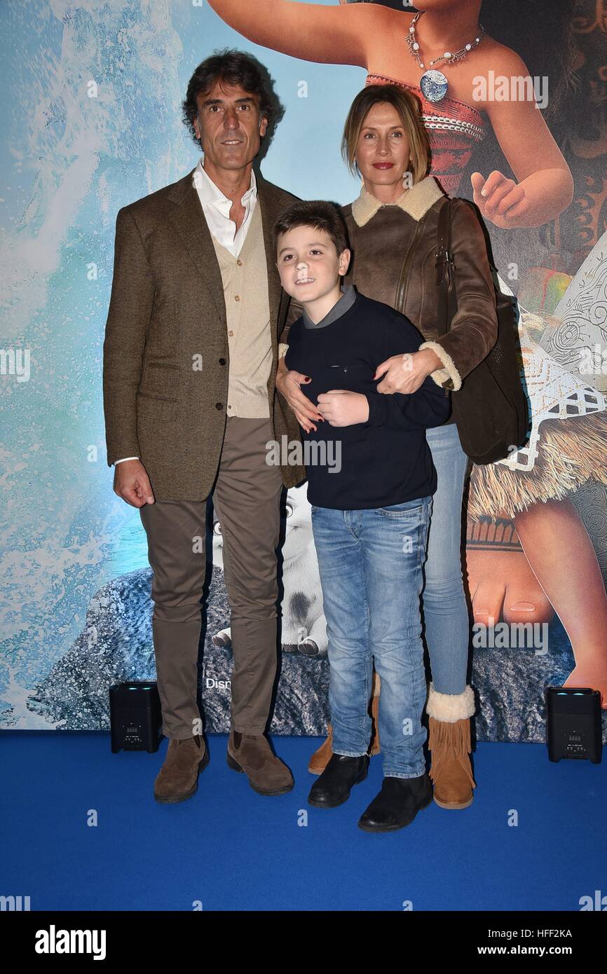 Federico Coccia attending the Italian premiere of Disney's 'Oceania ...