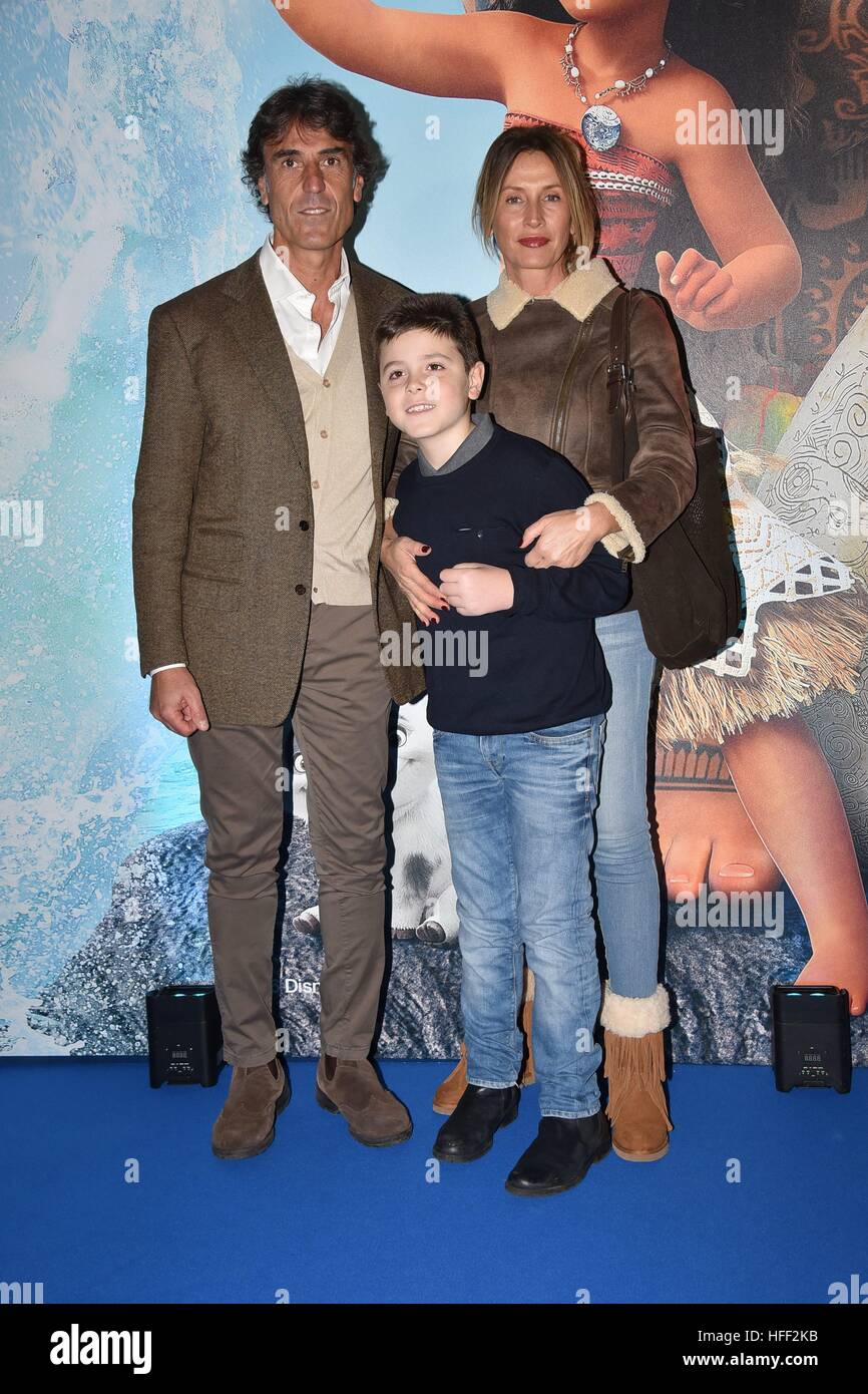 Federico Coccia attending the Italian premiere of Disney's 'Oceania ...