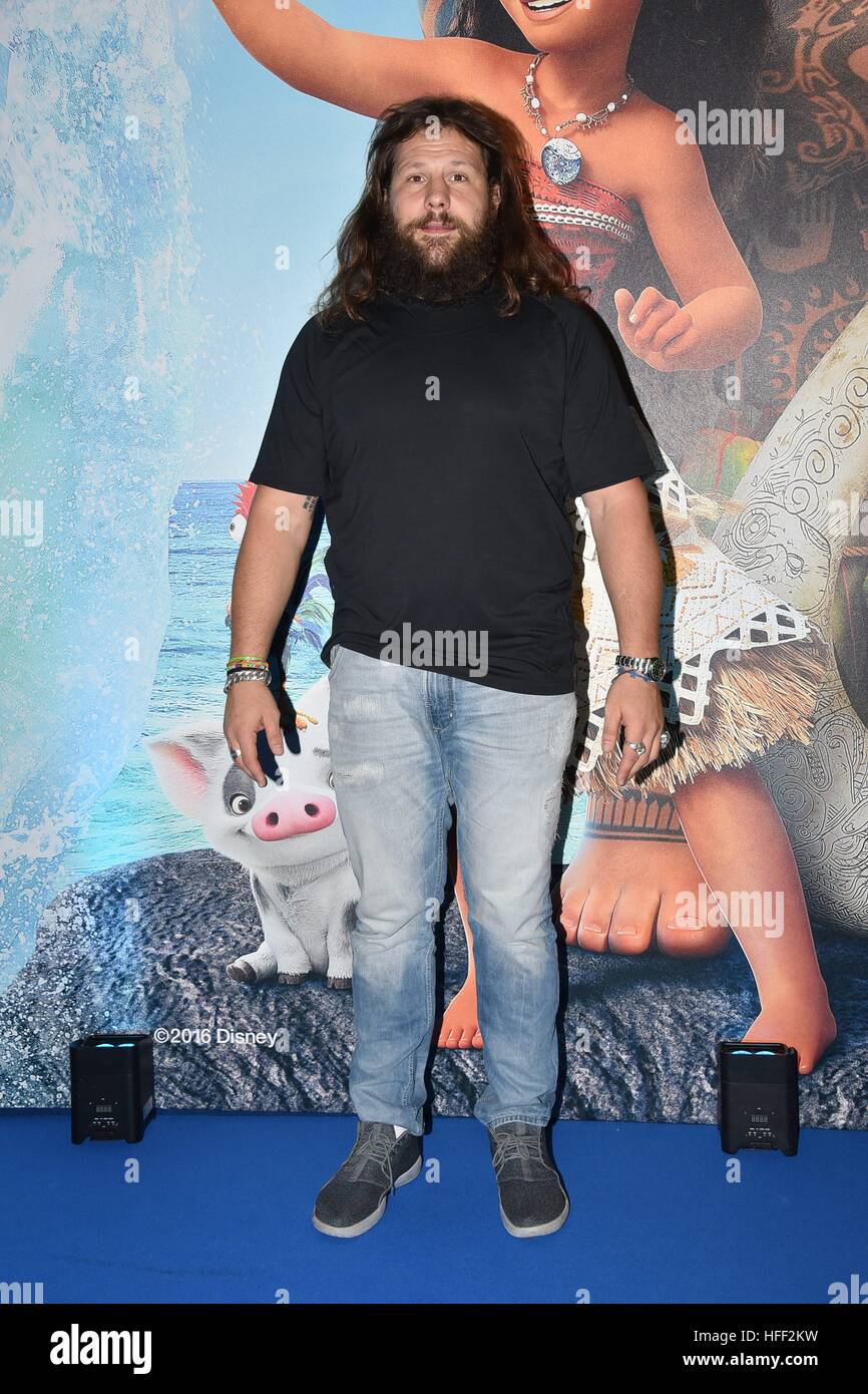 Martin Castrogiovanni attending the Italian premiere of Disney's ...