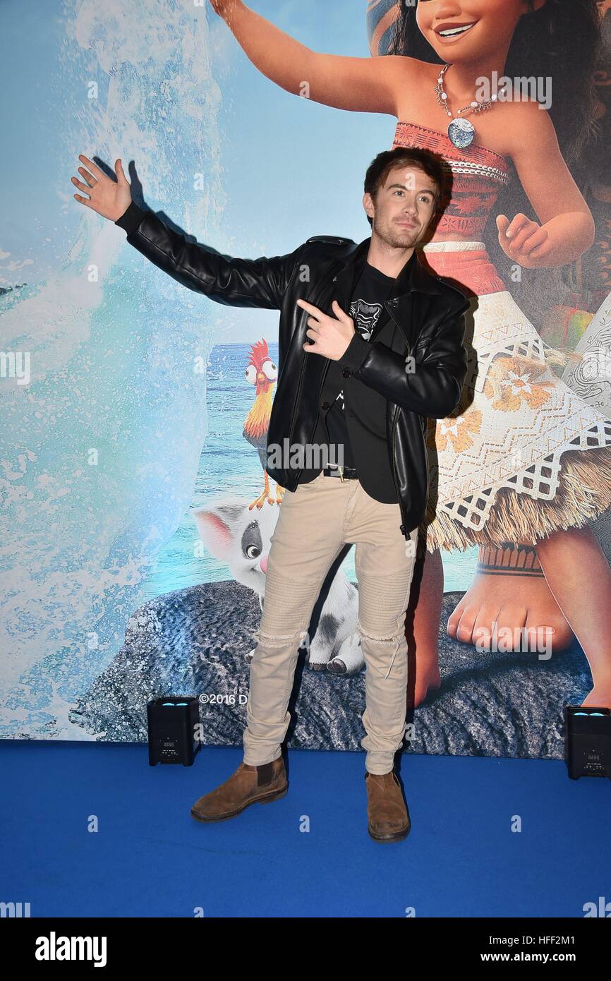 Francesco Sole attending the Italian premiere of Disney's 'Oceania,' at ...
