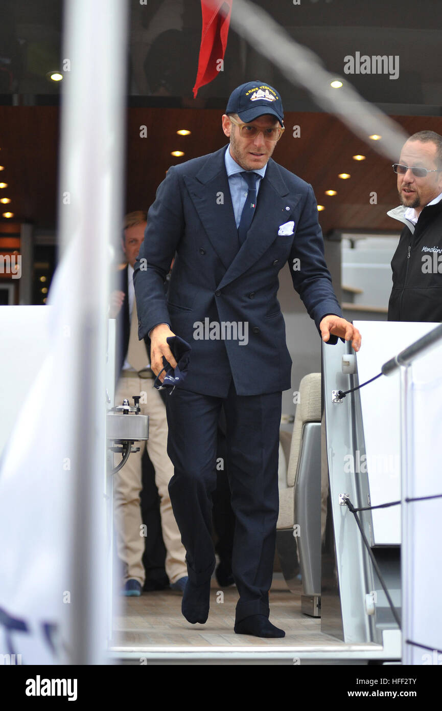Lapo Elkann attending the Genoa International Boat Show in Genoa, Italy ...
