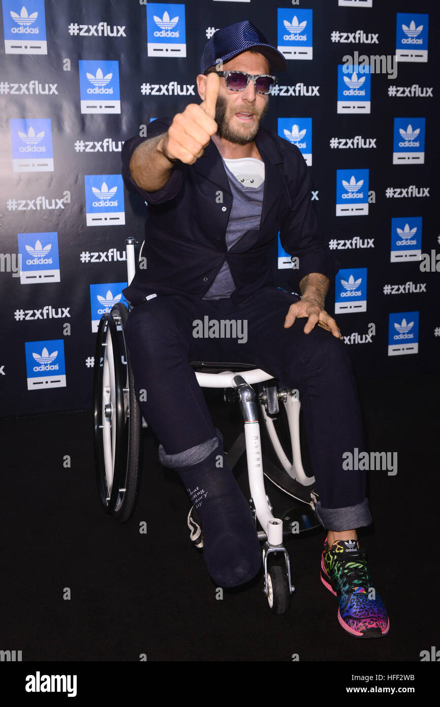 Lapo Elkann attending an adidas event in Milan, Italy. Featuring: Lapo ...