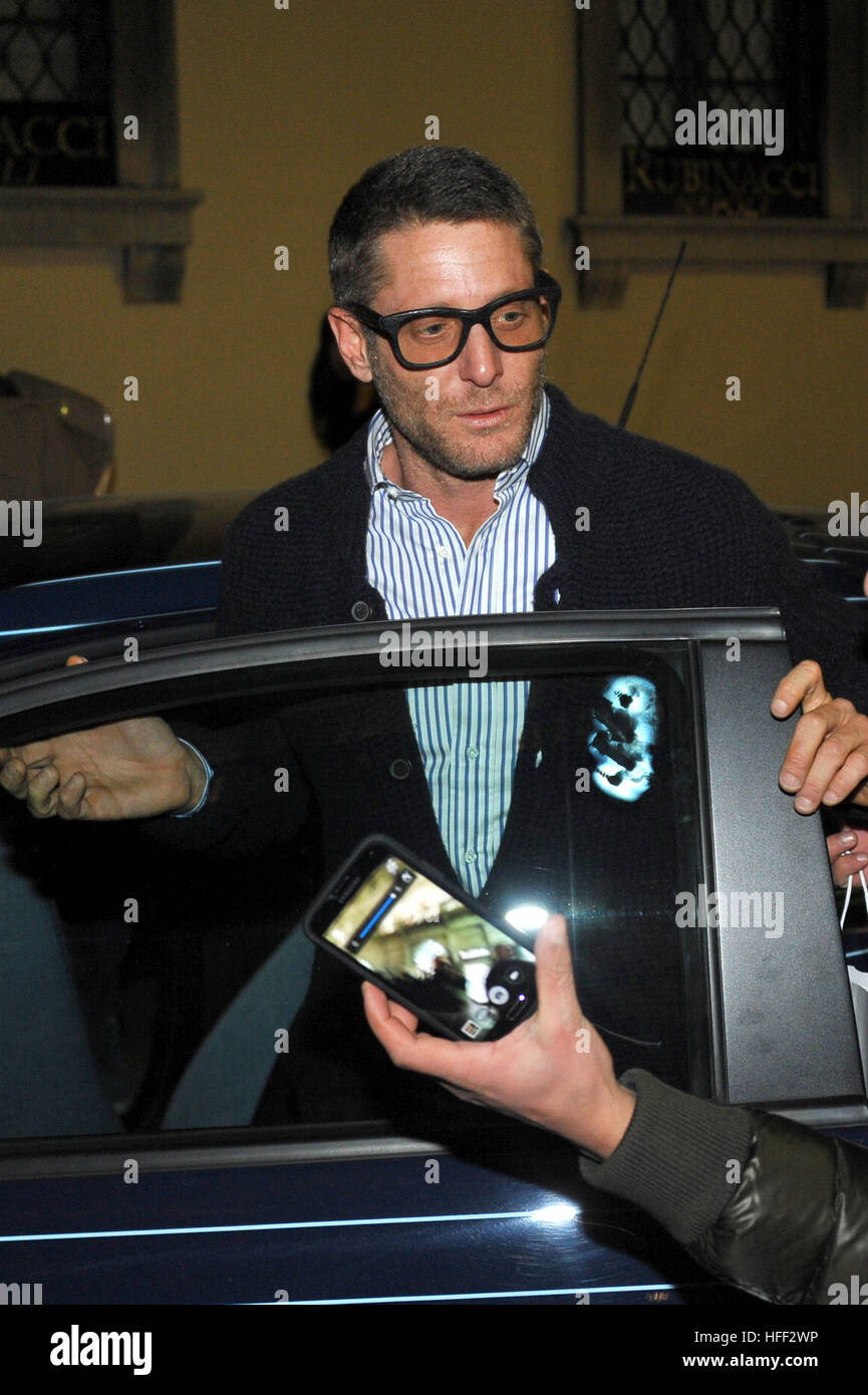 Lapo Elkann in via Montenapoleone in Milan, Italy. Featuring: Lapo ...