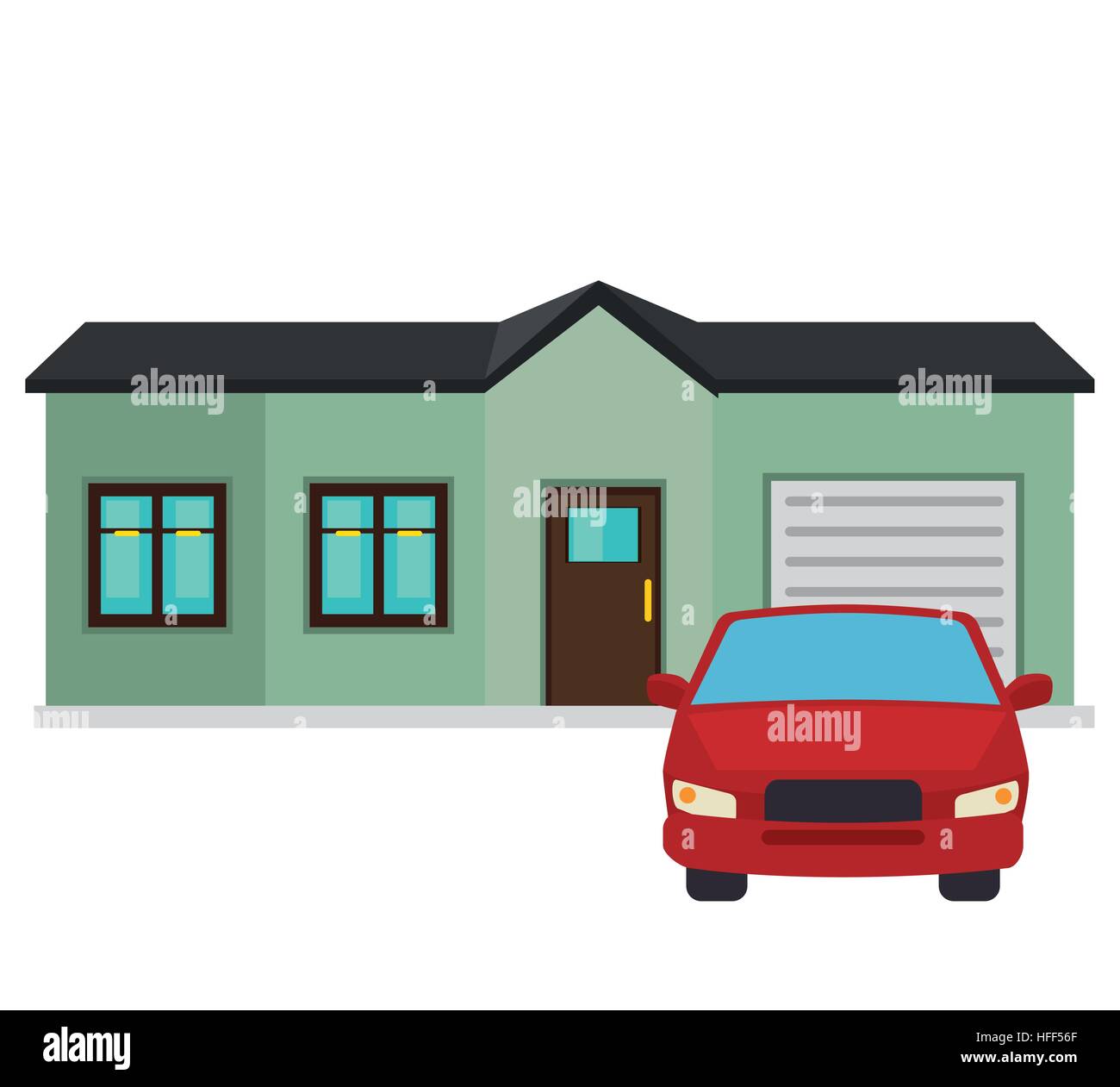 exterior house isolated icon vector illustration design Stock Vector ...