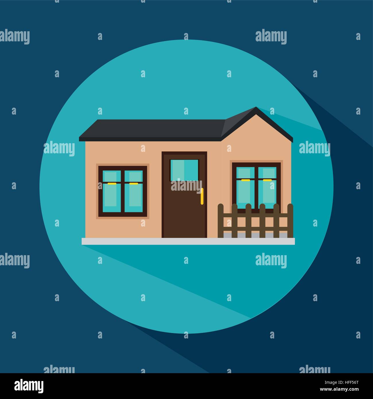 exterior house isolated icon vector illustration design Stock Vector ...
