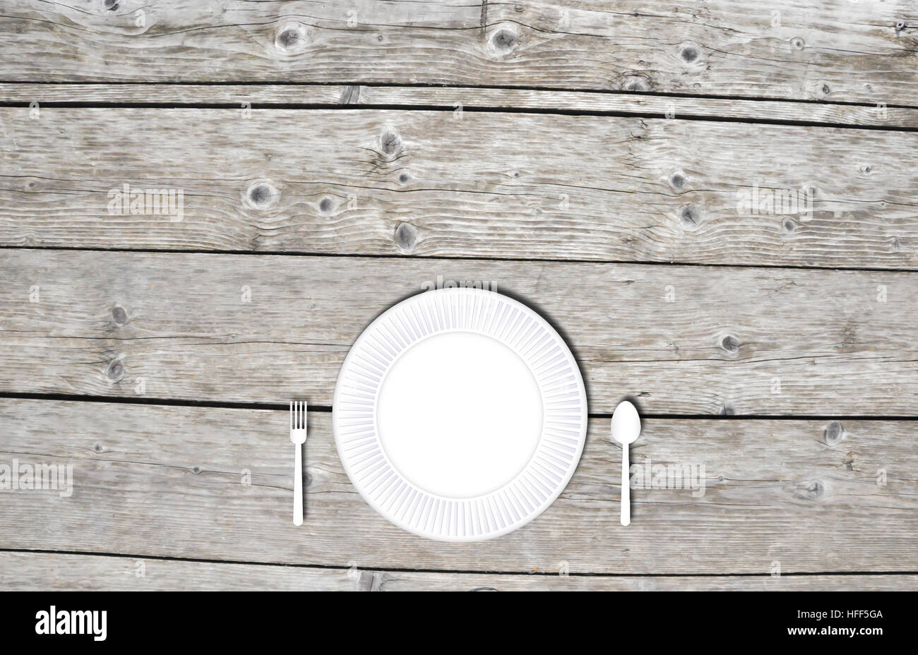 Empty plate food wooden table hi-res stock photography and images - Alamy