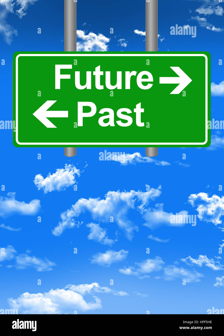 Future and past background hi-res stock photography and images - Alamy