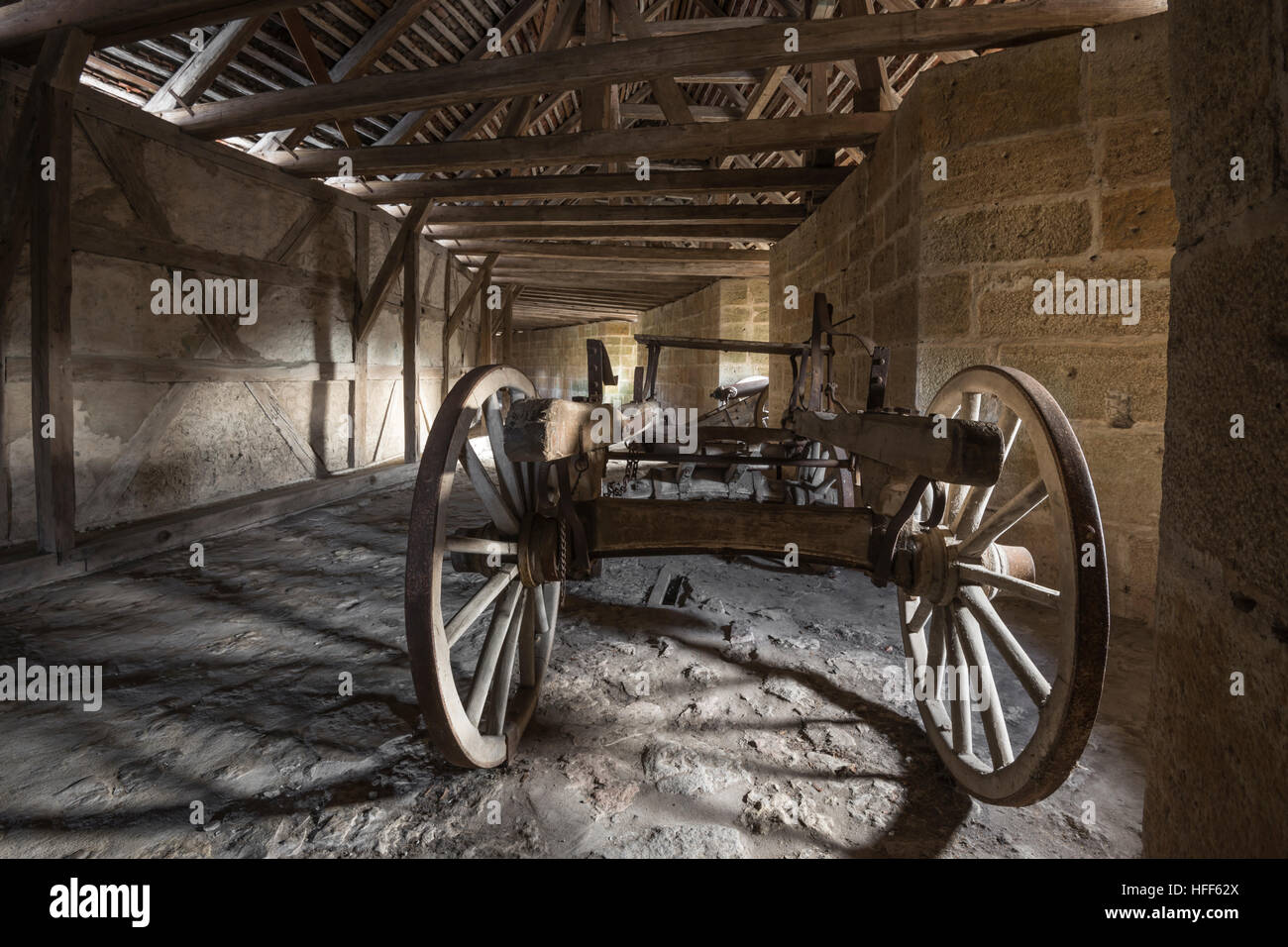 Inside the city wall of Rothenburg Stock Photo - Alamy