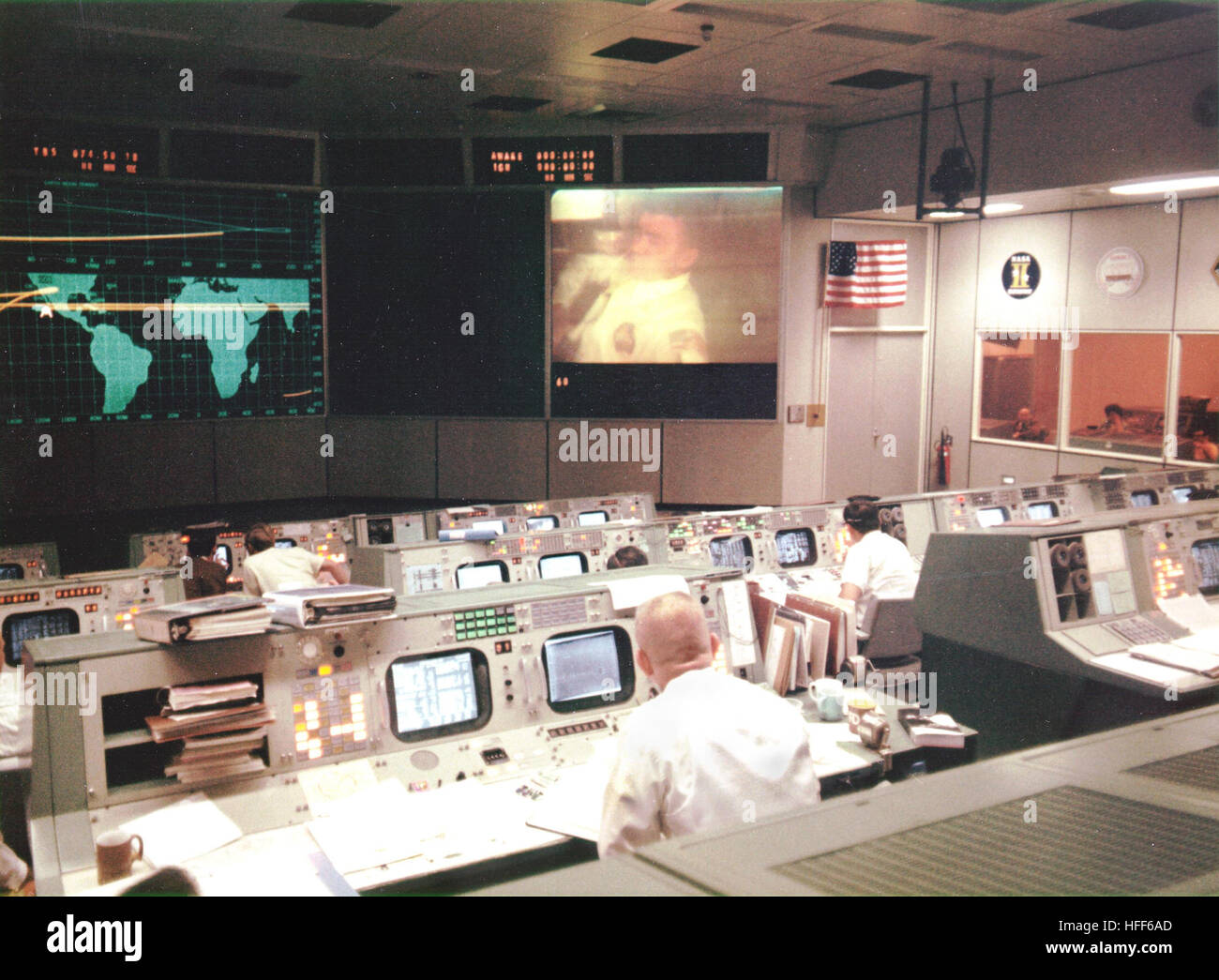 Mission Operations Control Room during Apollo 13 Stock Photo - Alamy