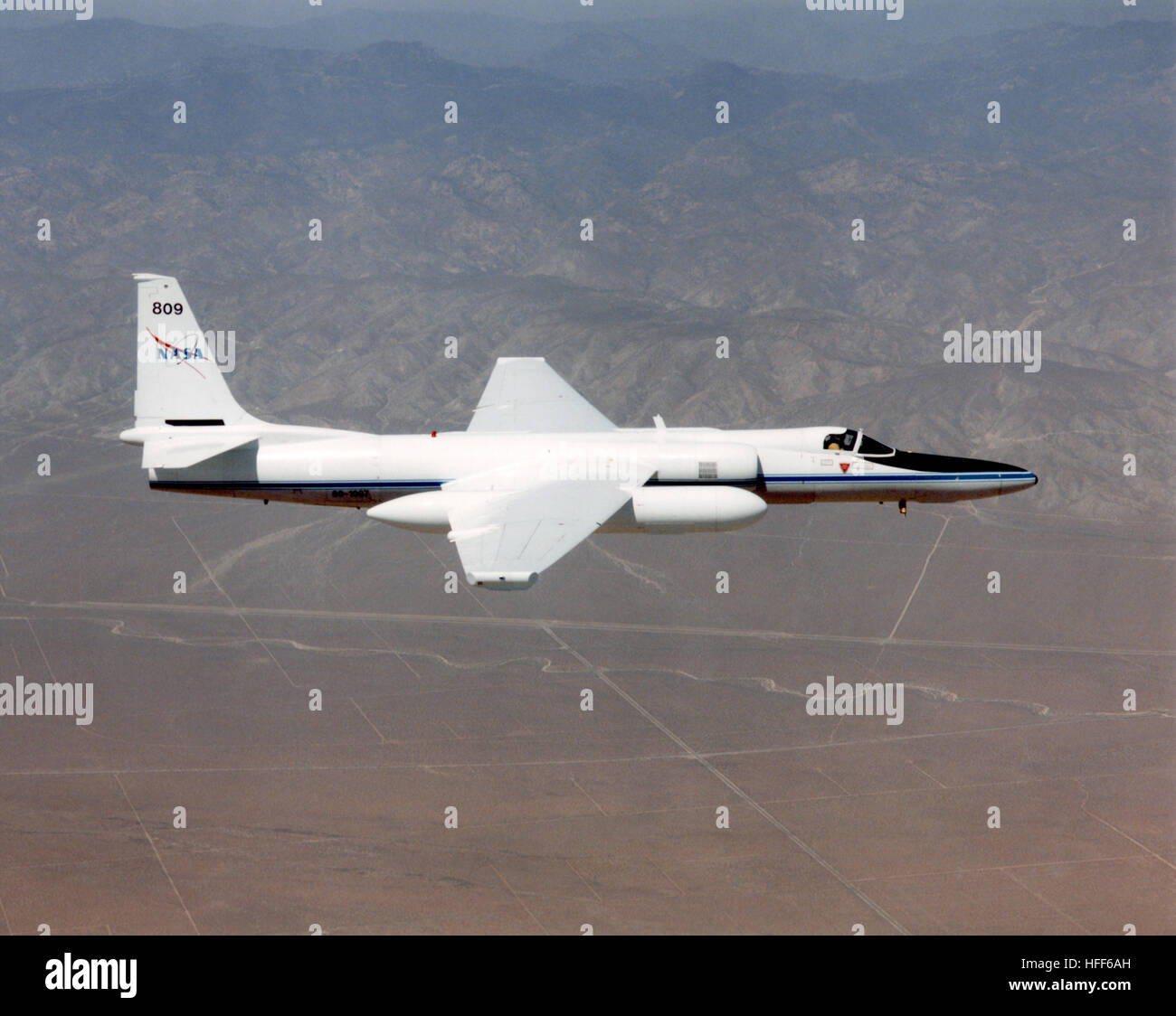 NASA's ER-2 is a high-altitude research aircraft used for atmospheric ...
