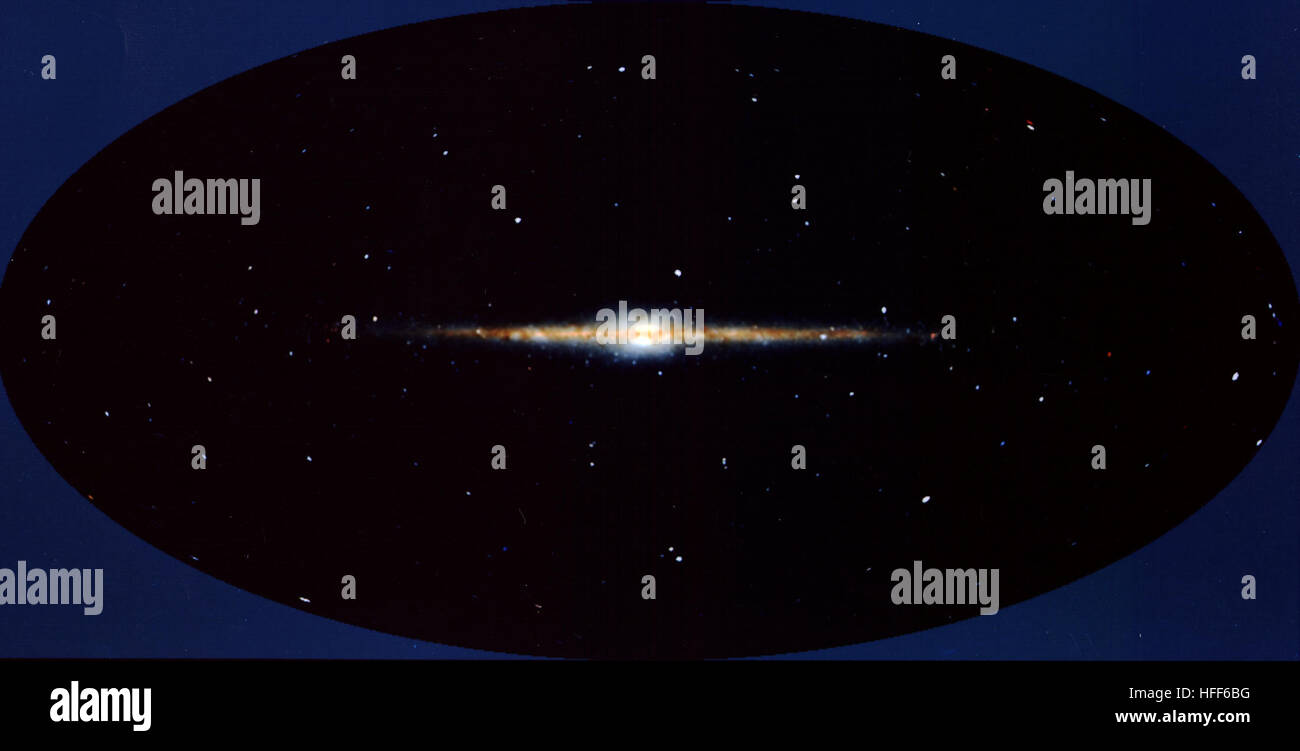 The Cosmic Background Explorer (COBE) captured this detailed view of ...