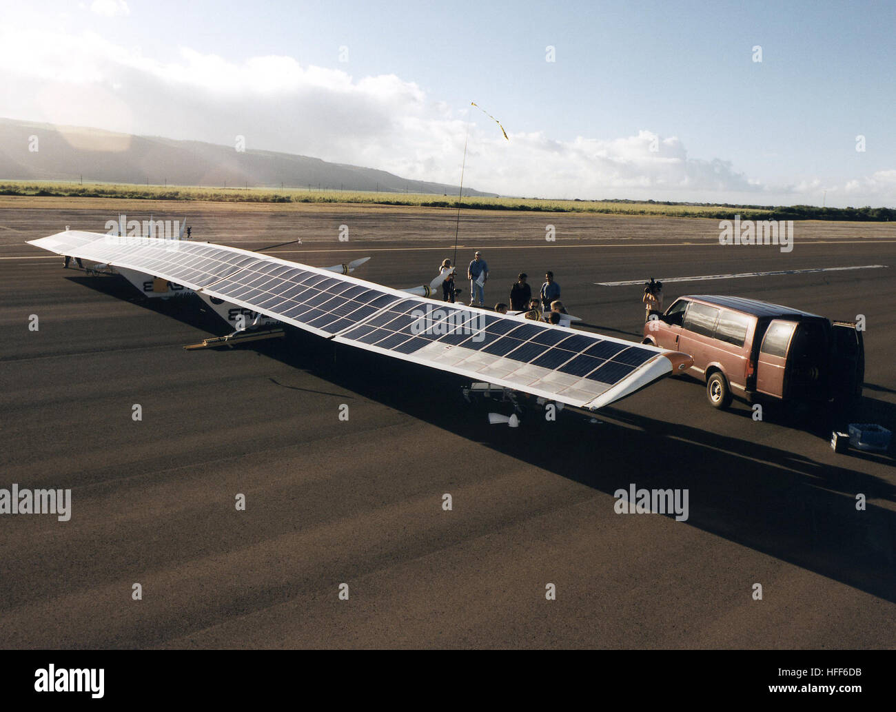 Pathfinder being prepared for flight 000238 Stock Photo - Alamy