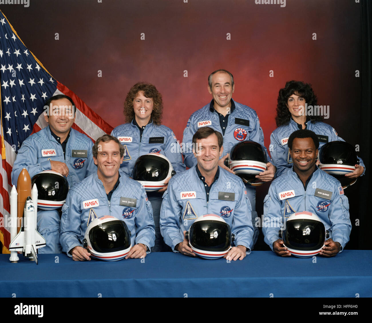 The STS-51L crew members were selected for a mission aboard the Space ...