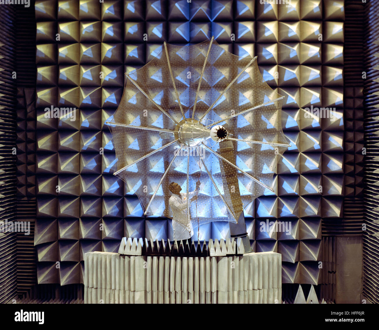 The Hoop Column Antenna, used in various satellite communications ...