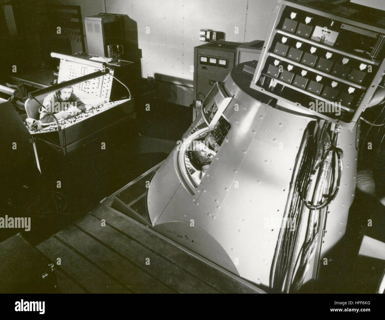 Mercury space capsule interior hi-res stock photography and images - Alamy